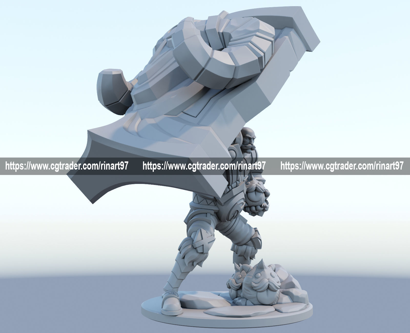 braum 3D print model from League of Legends 3D model 3D printable ...