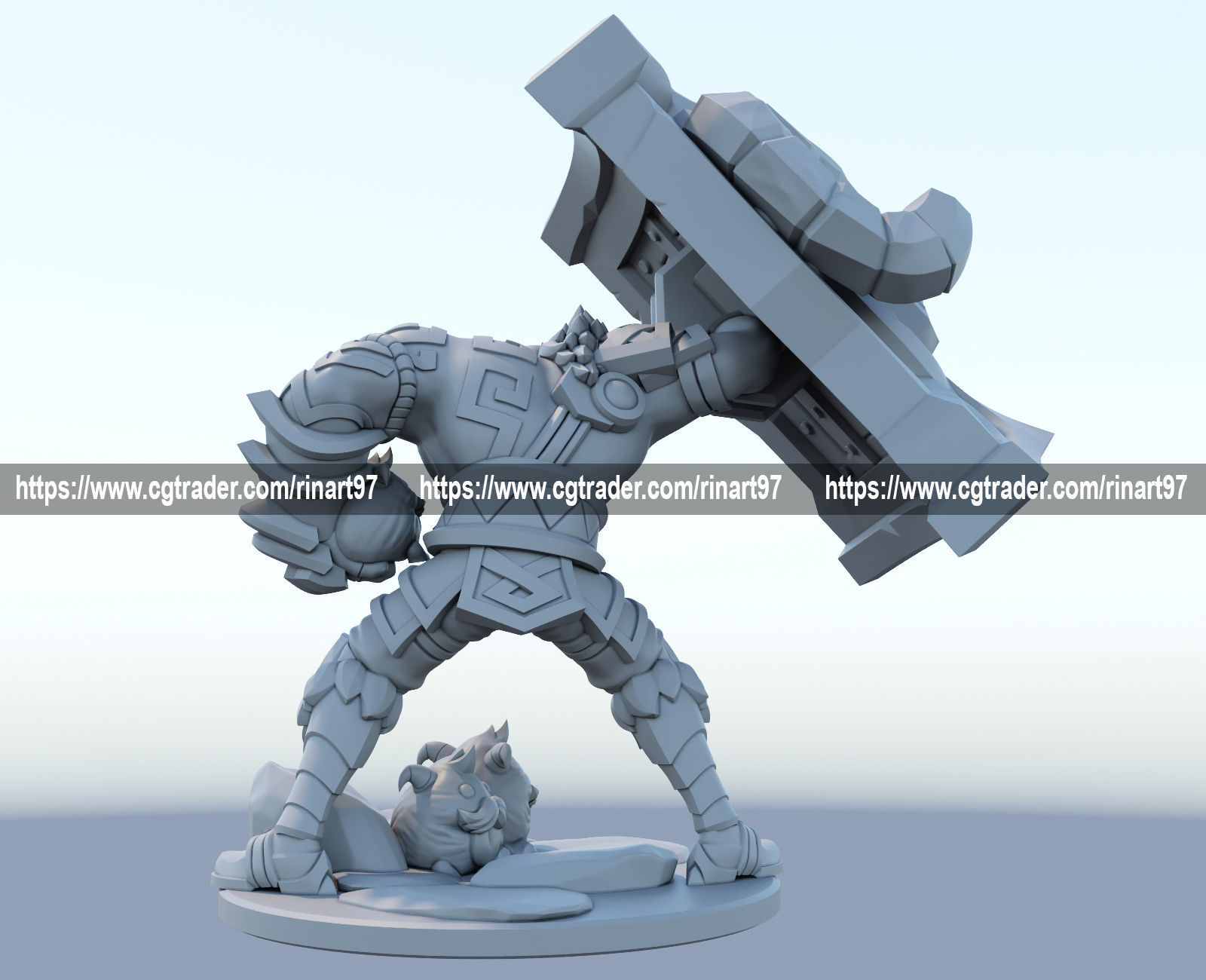 braum 3D print model from League of Legends 3D model 3D printable ...