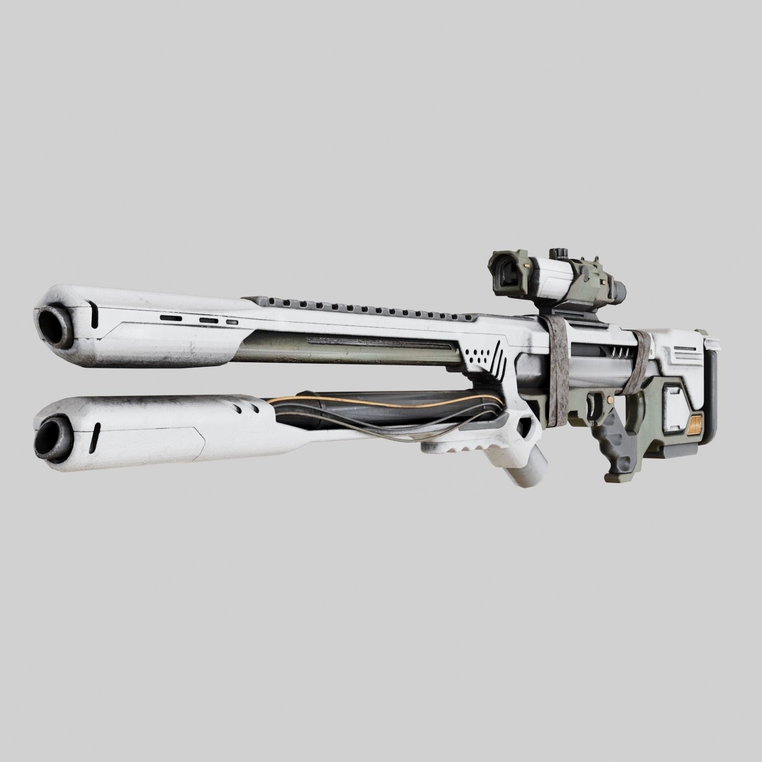 3D model SciFi Sniper Rifle VR / AR / low-poly | CGTrader