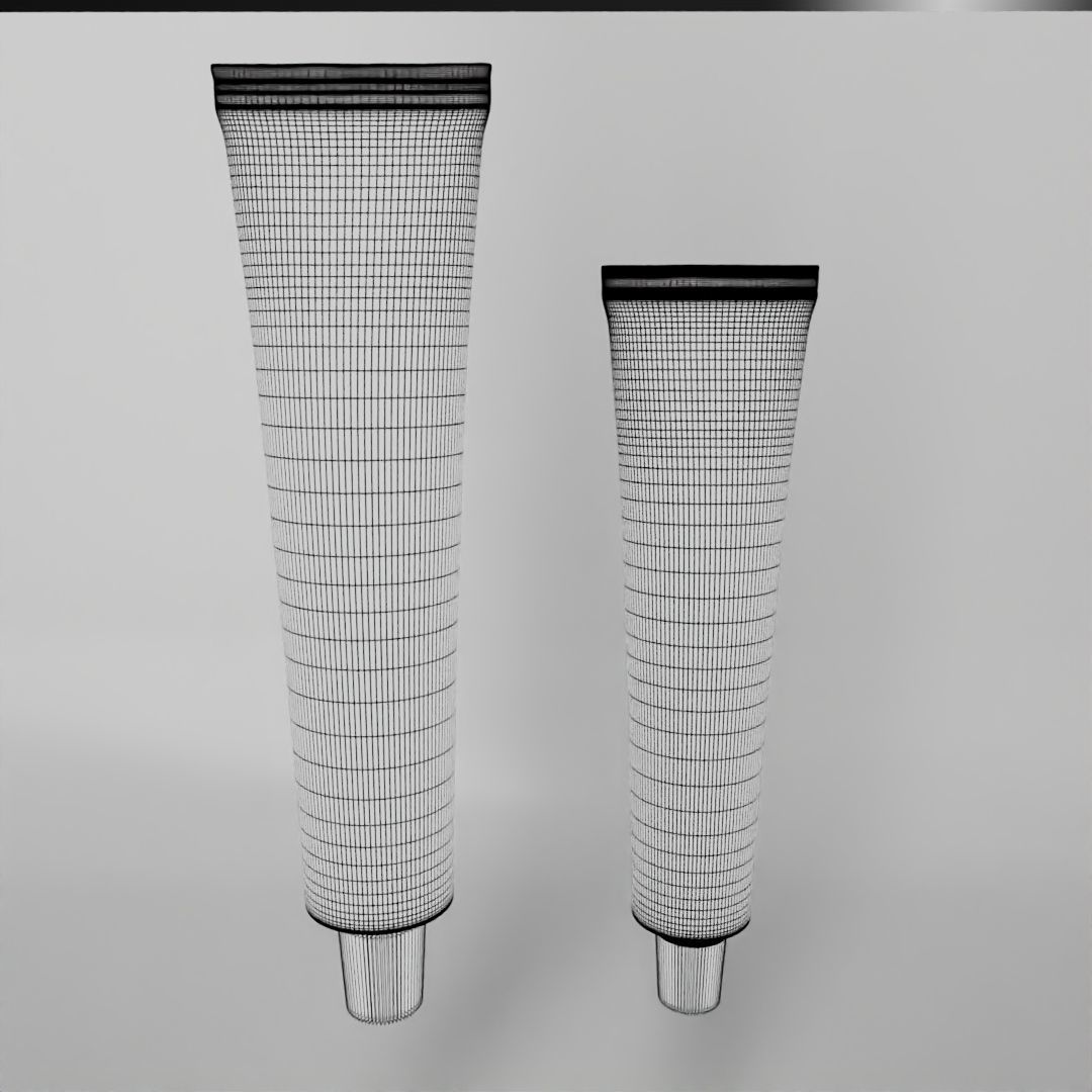 Tube Chocolate and tooth paste 3D model | CGTrader