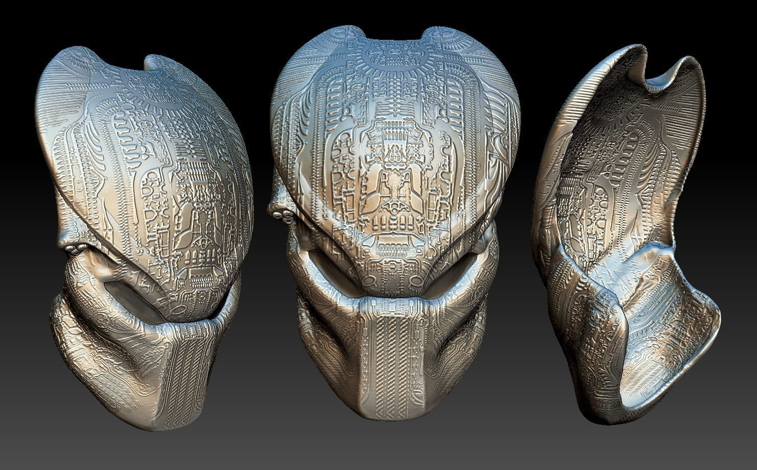 predator helmet pack 3D model 3D printable | CGTrader