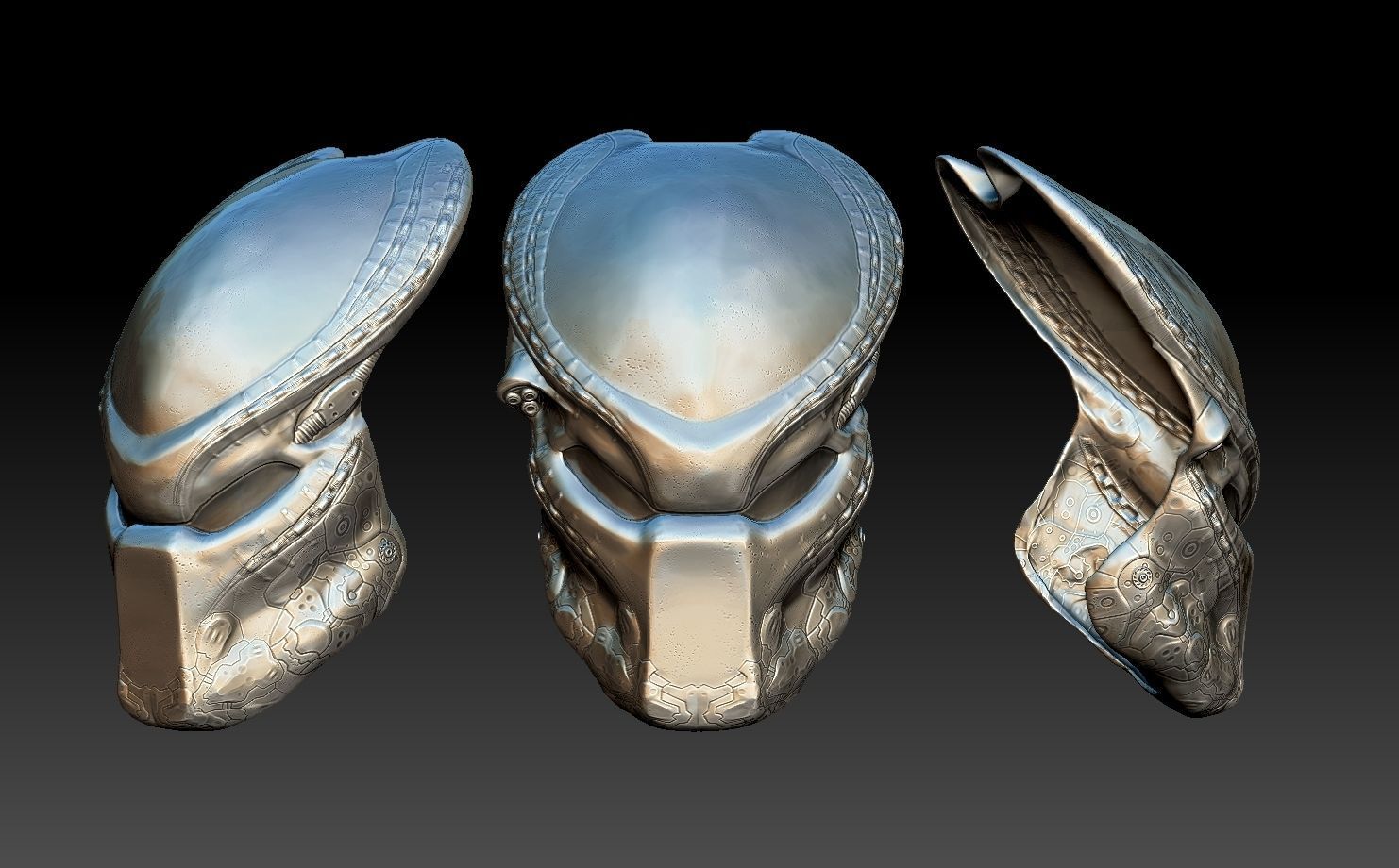 predator helmet pack 3D model 3D printable | CGTrader