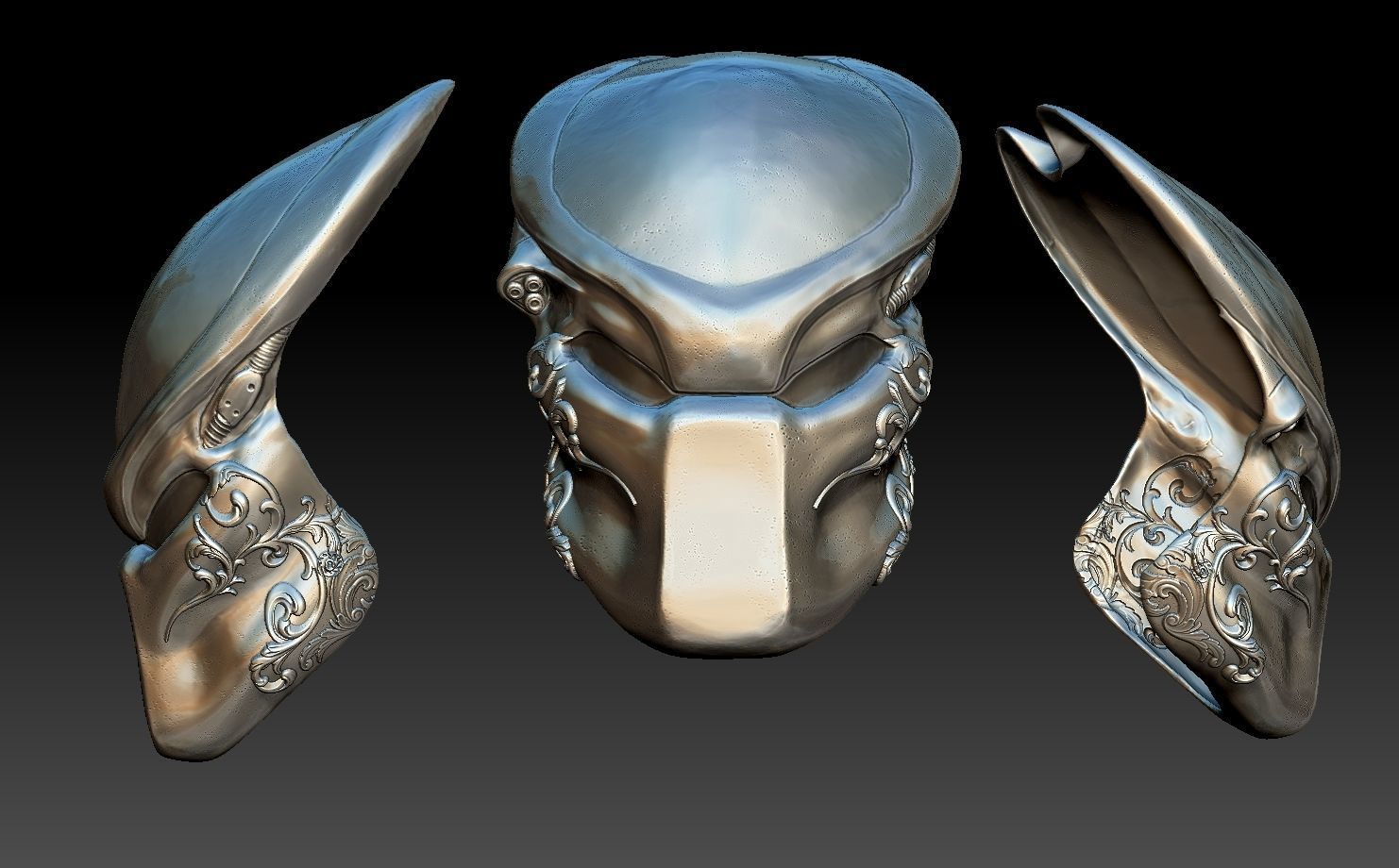 predator helmet pack 3D model 3D printable | CGTrader