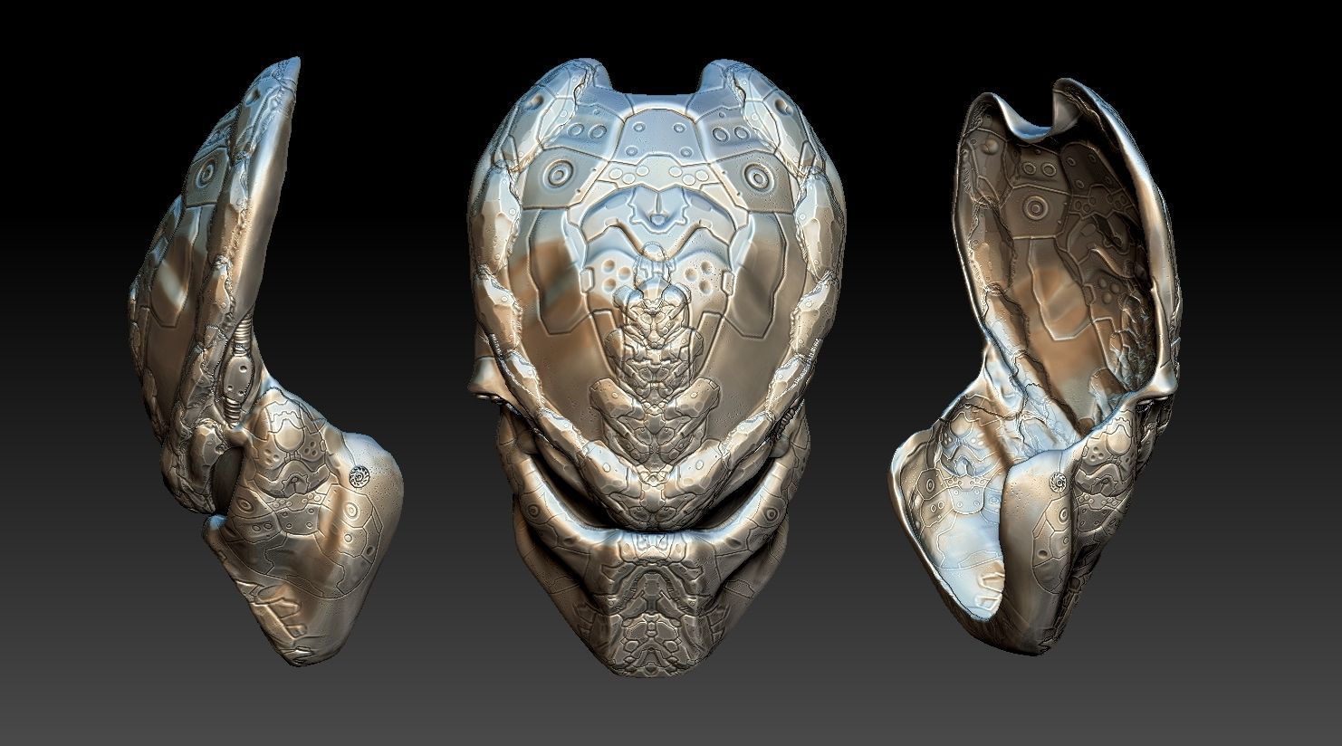 predator helmet pack 3D model 3D printable | CGTrader