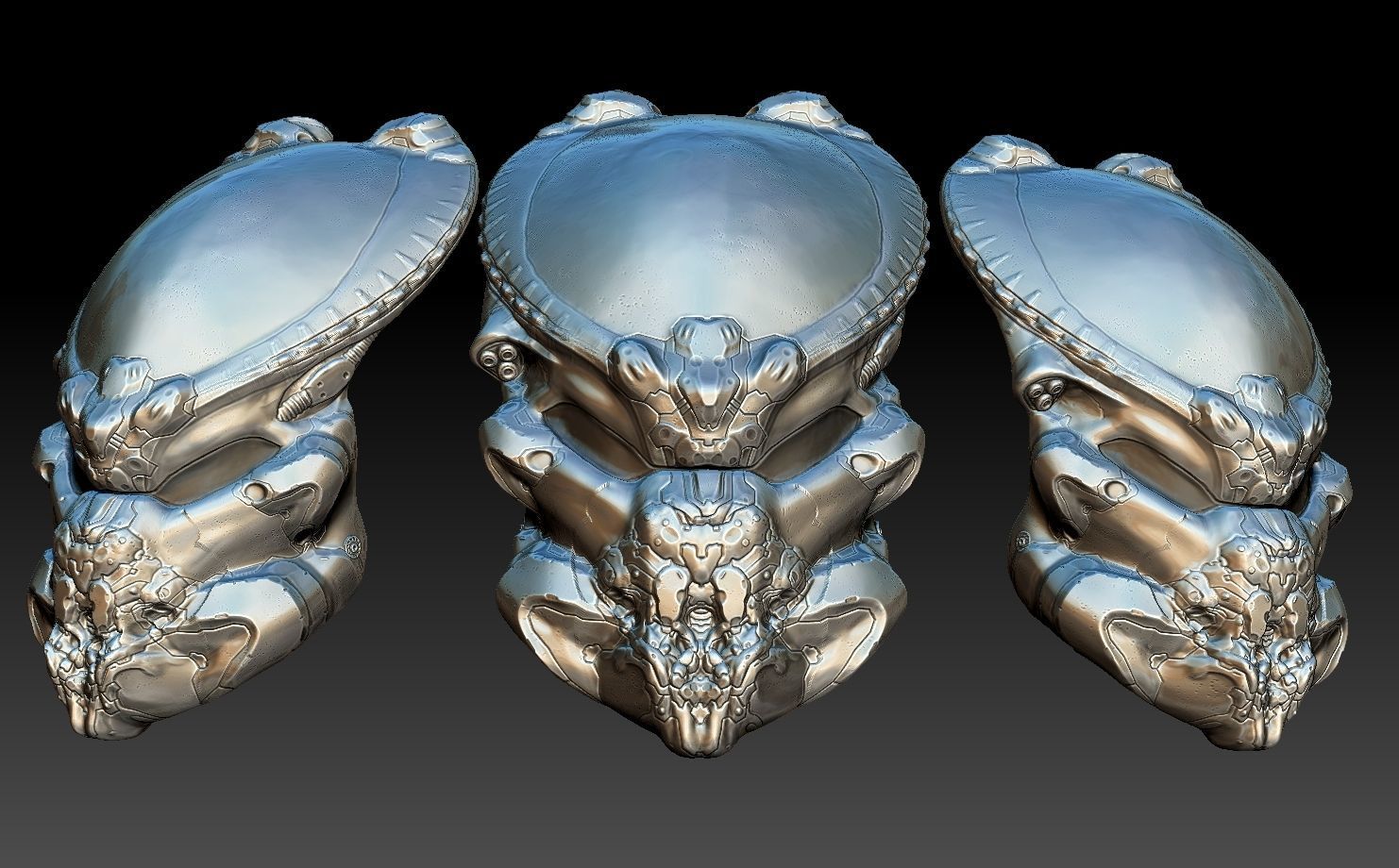 predator helmet pack 3D model 3D printable | CGTrader
