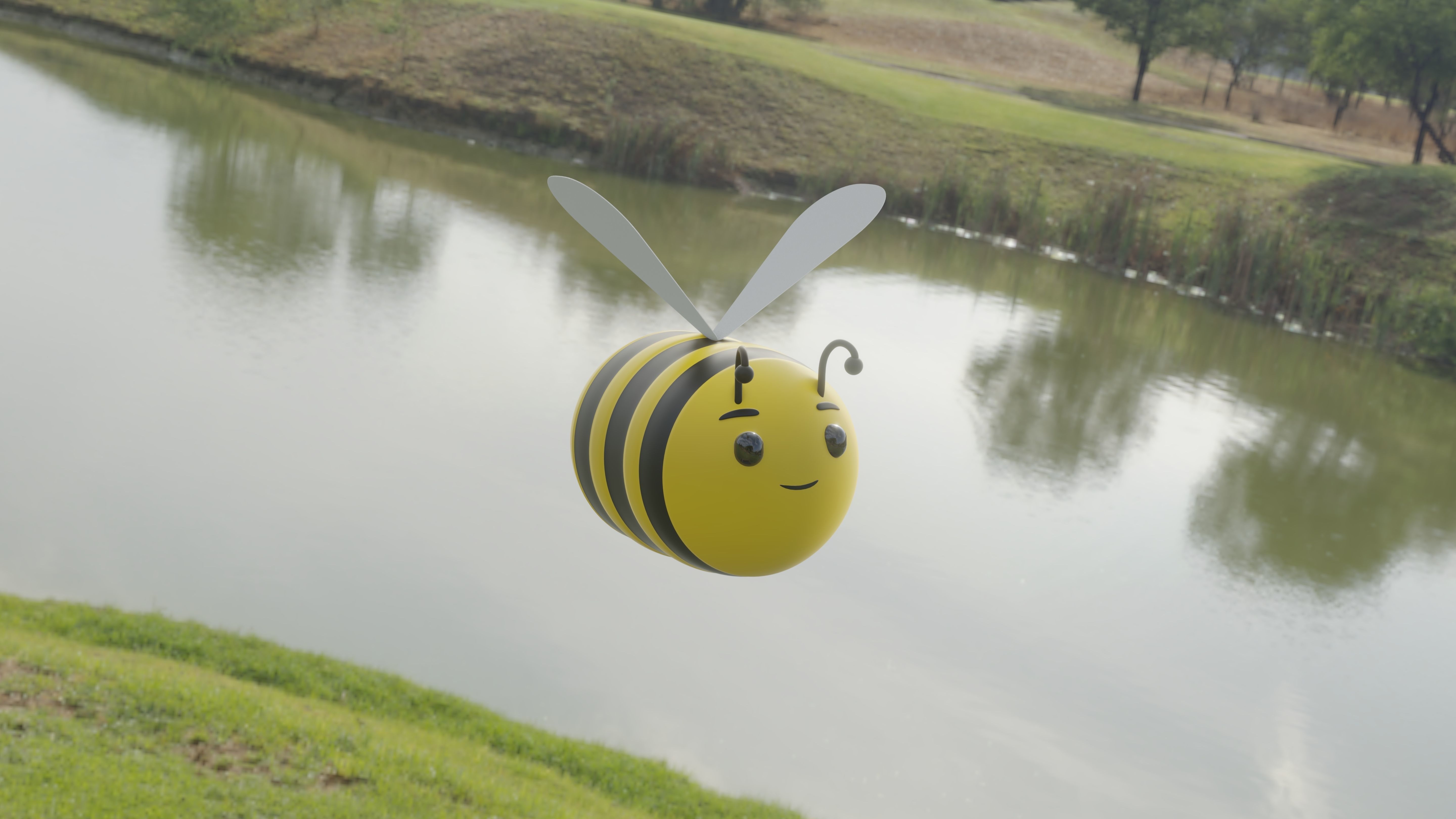 Animated 3D Bee Model free 3D model animated | CGTrader