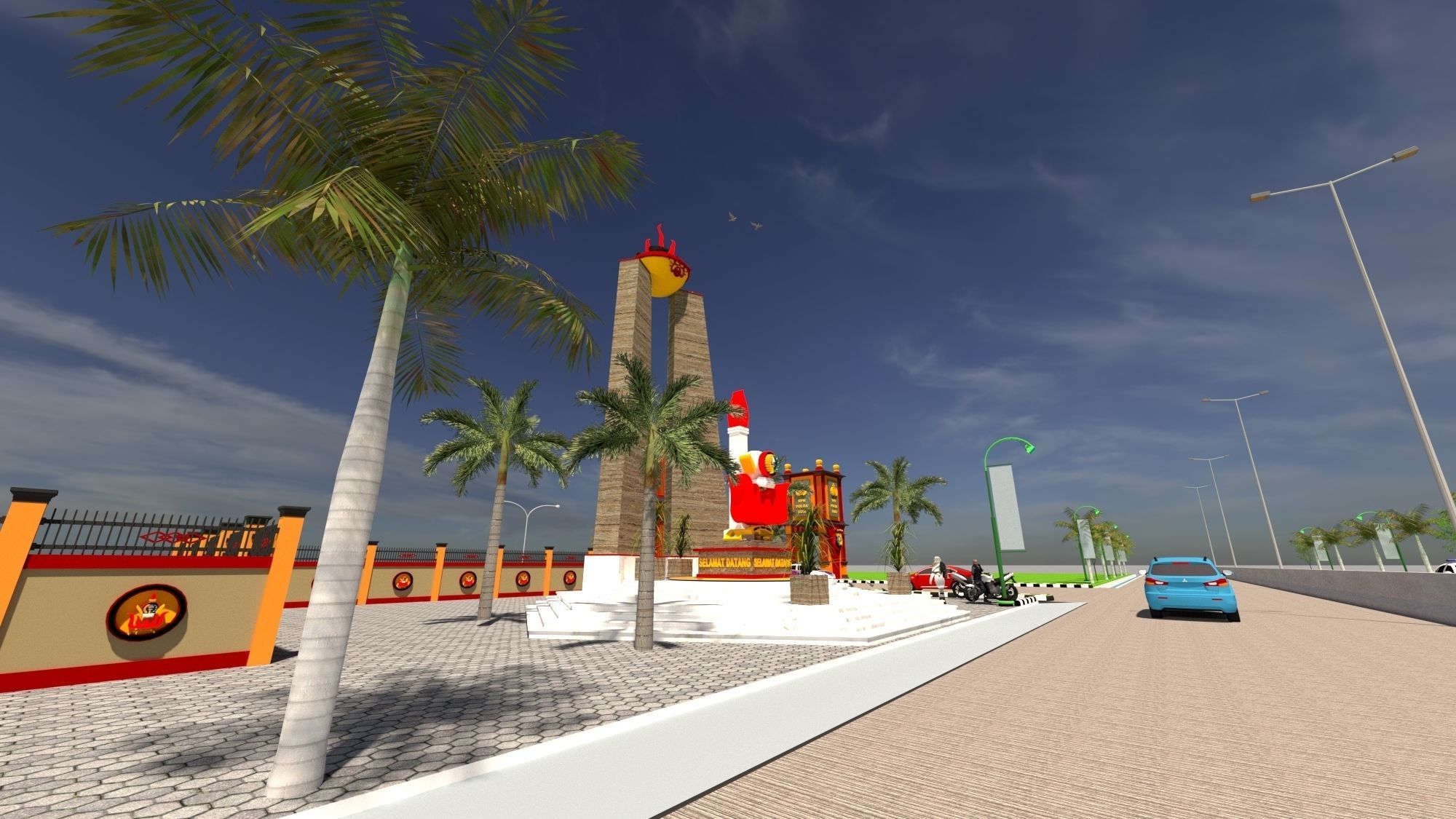 Monument Place Monument Design 3D model | CGTrader