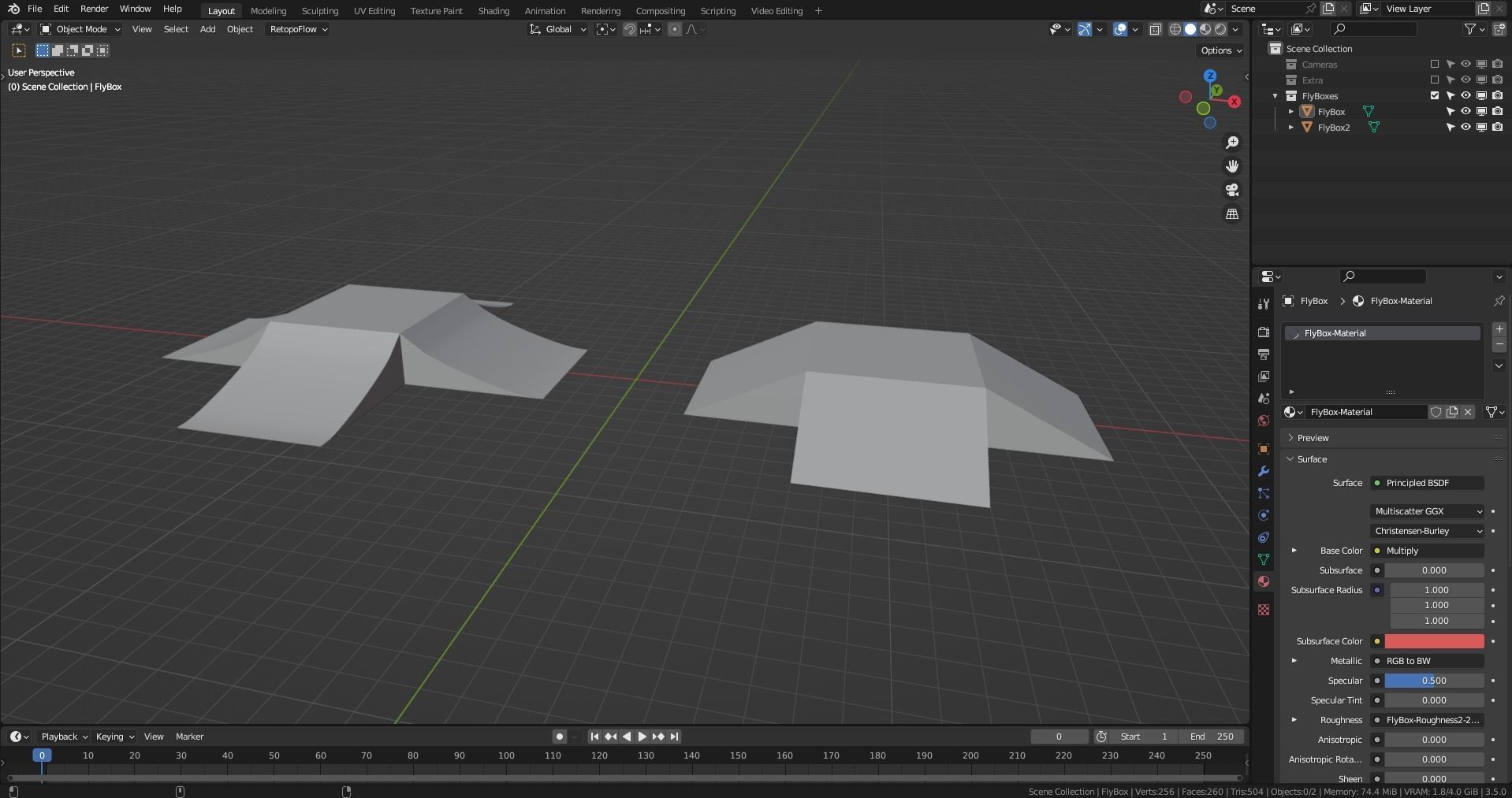 3D model Skatepark Fly Box Collection VR / AR / low-poly | CGTrader