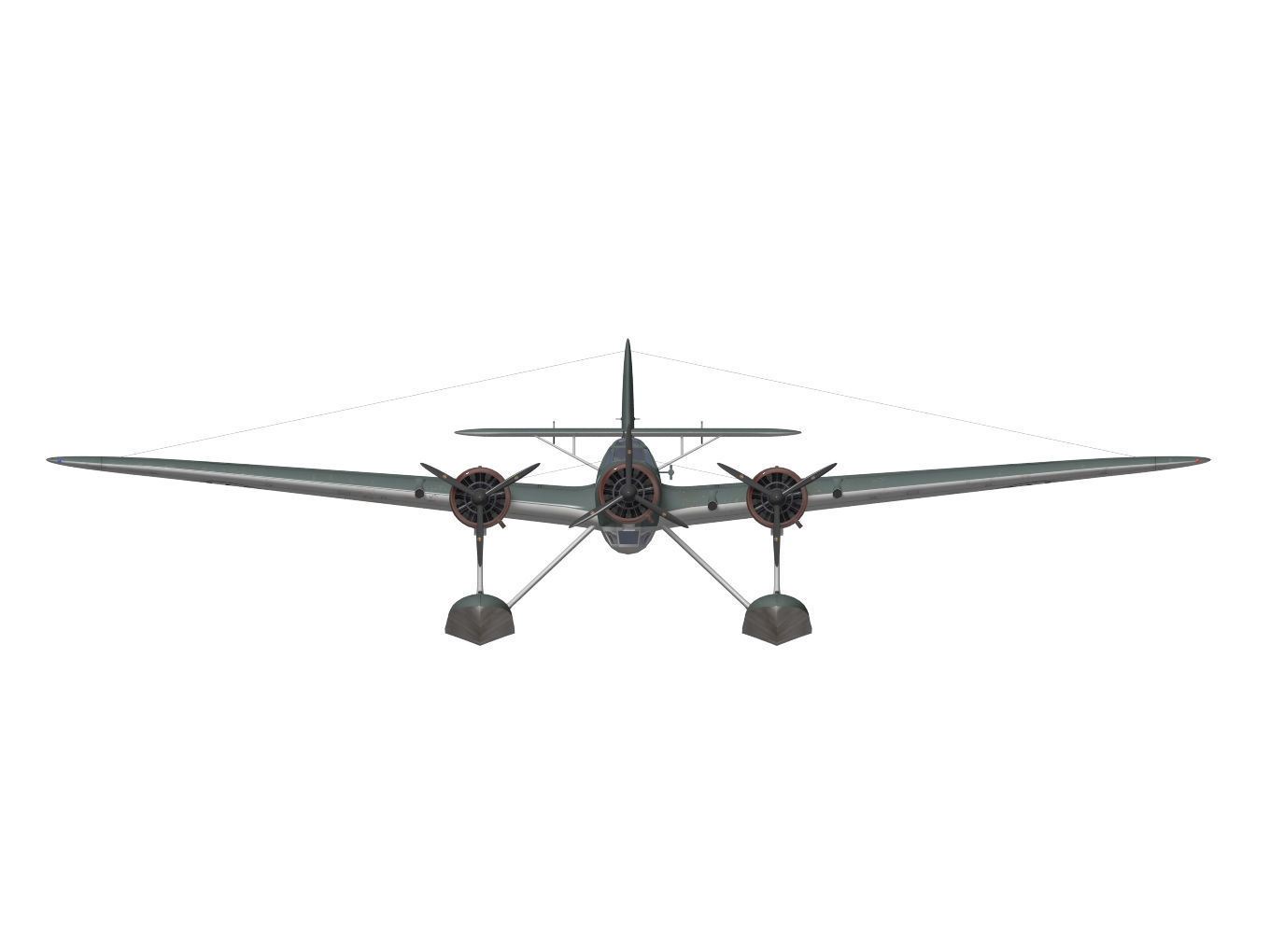 CANT Z506 Airone 3D model | CGTrader