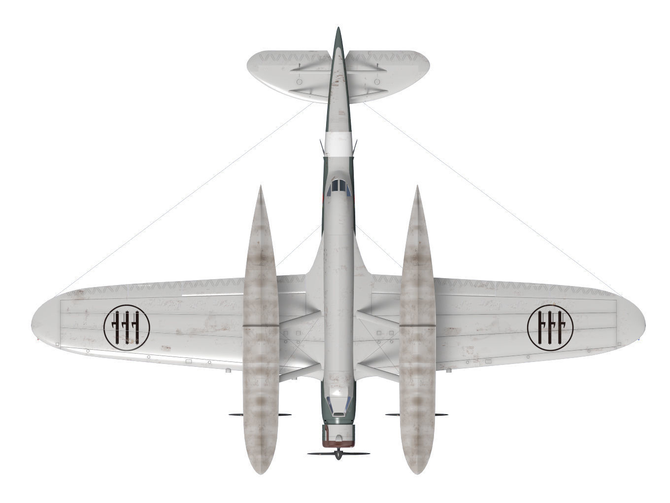 CANT Z506 Airone 3D model | CGTrader