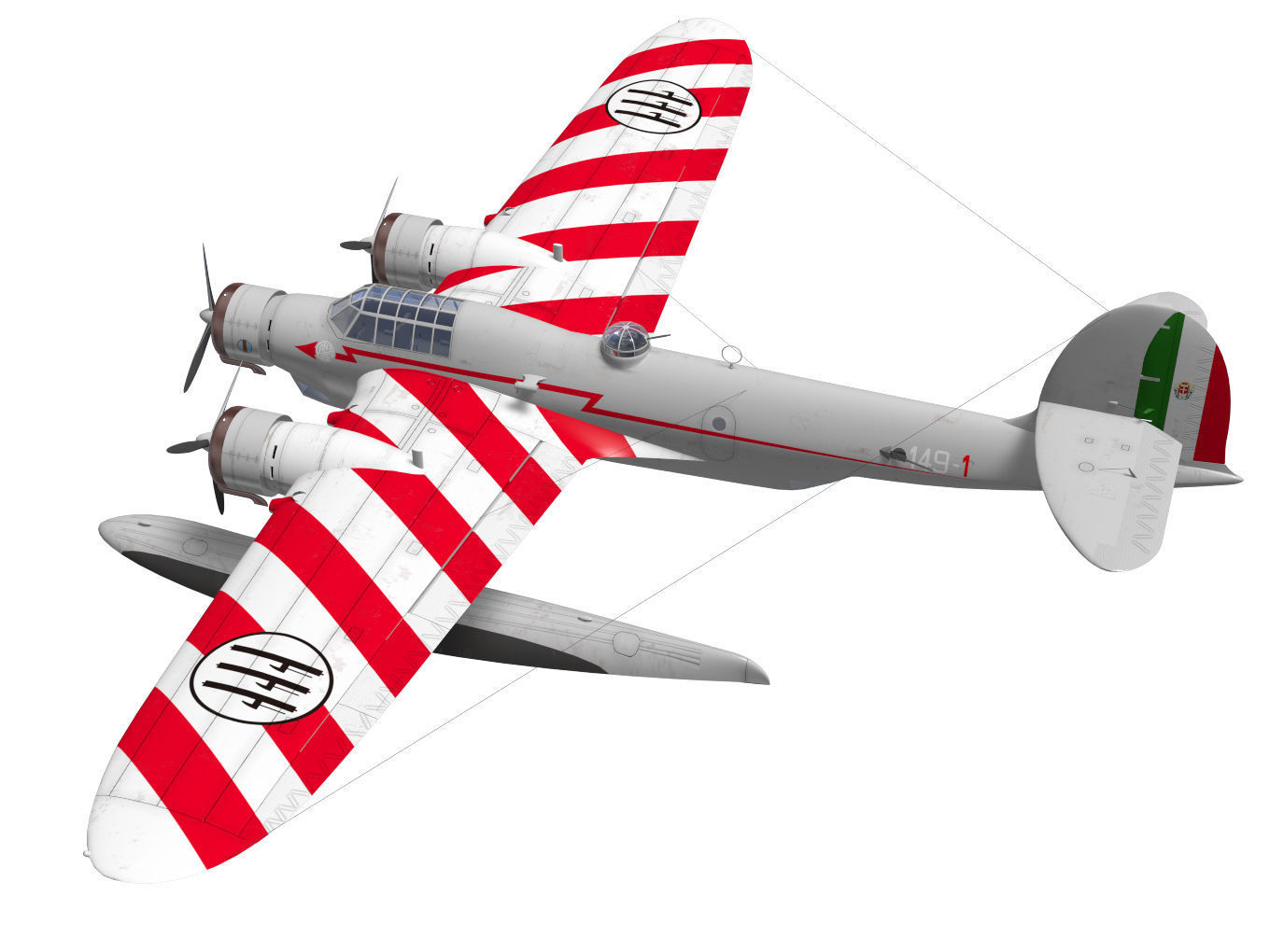 CANT Z506 Airone 3D model | CGTrader