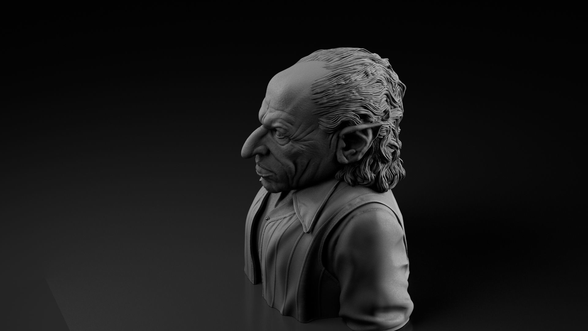 Warwick Davis - Griphook - Harry Potter 3D model 3D printable | CGTrader