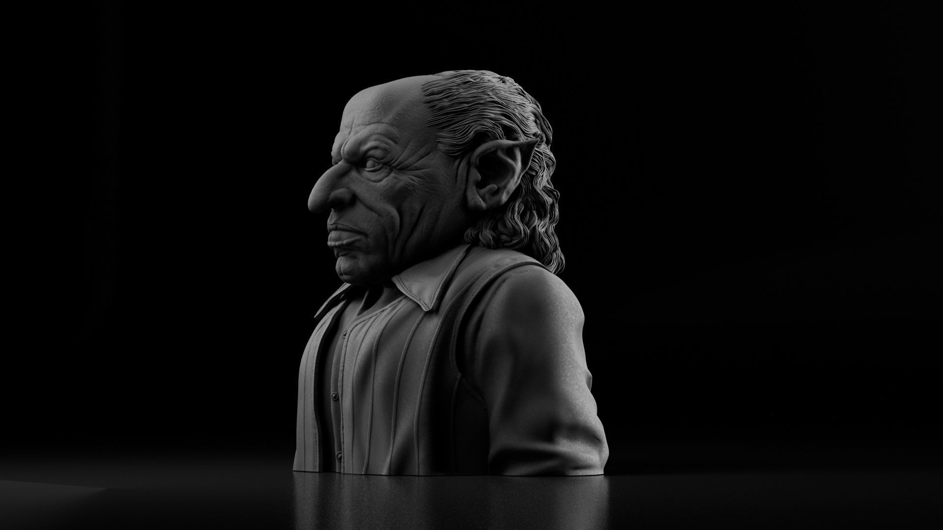 Warwick Davis - Griphook - Harry Potter 3D model 3D printable | CGTrader