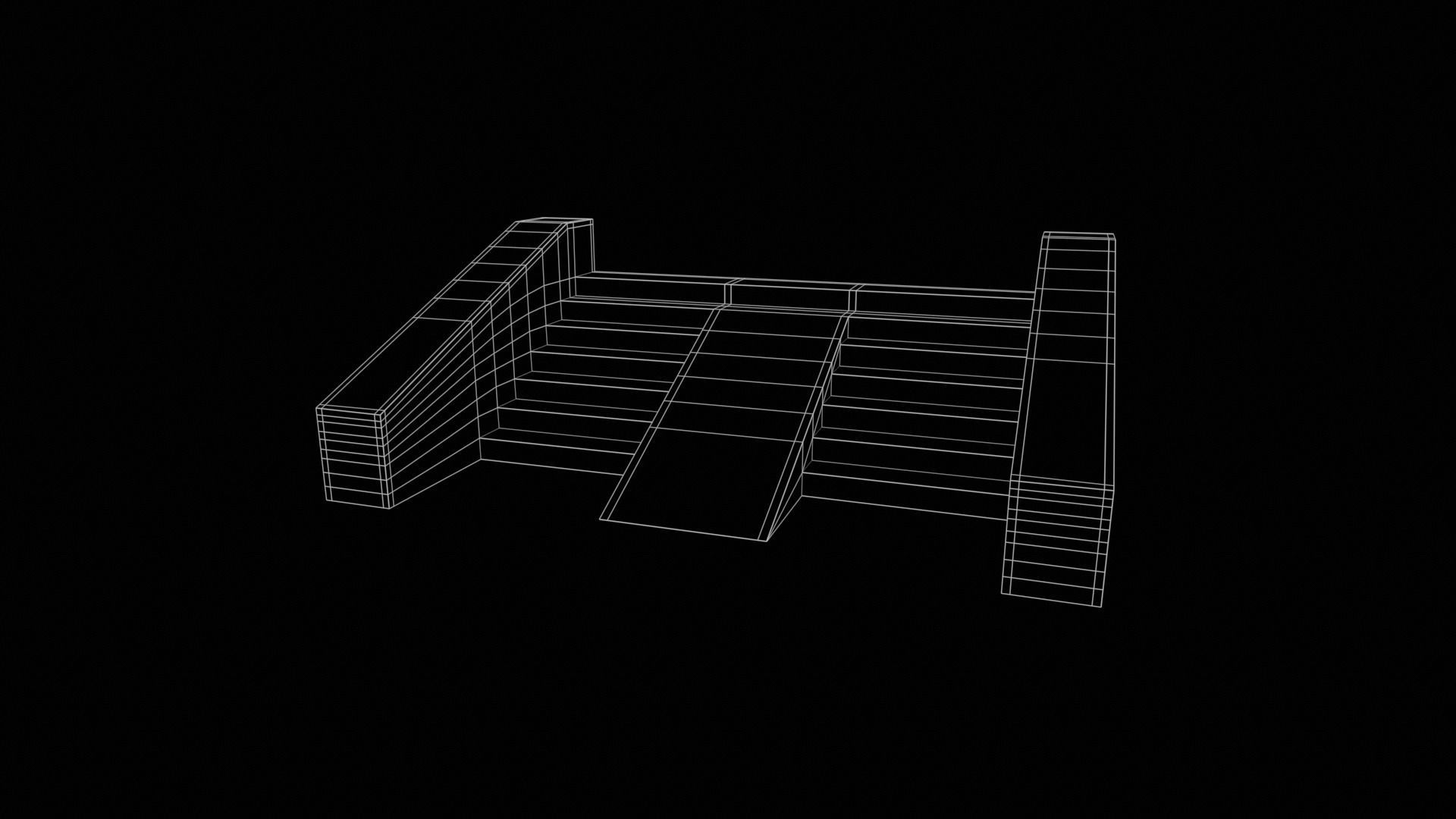 3D model Skatepark Miscellaneous Ramps VR / AR / low-poly | CGTrader