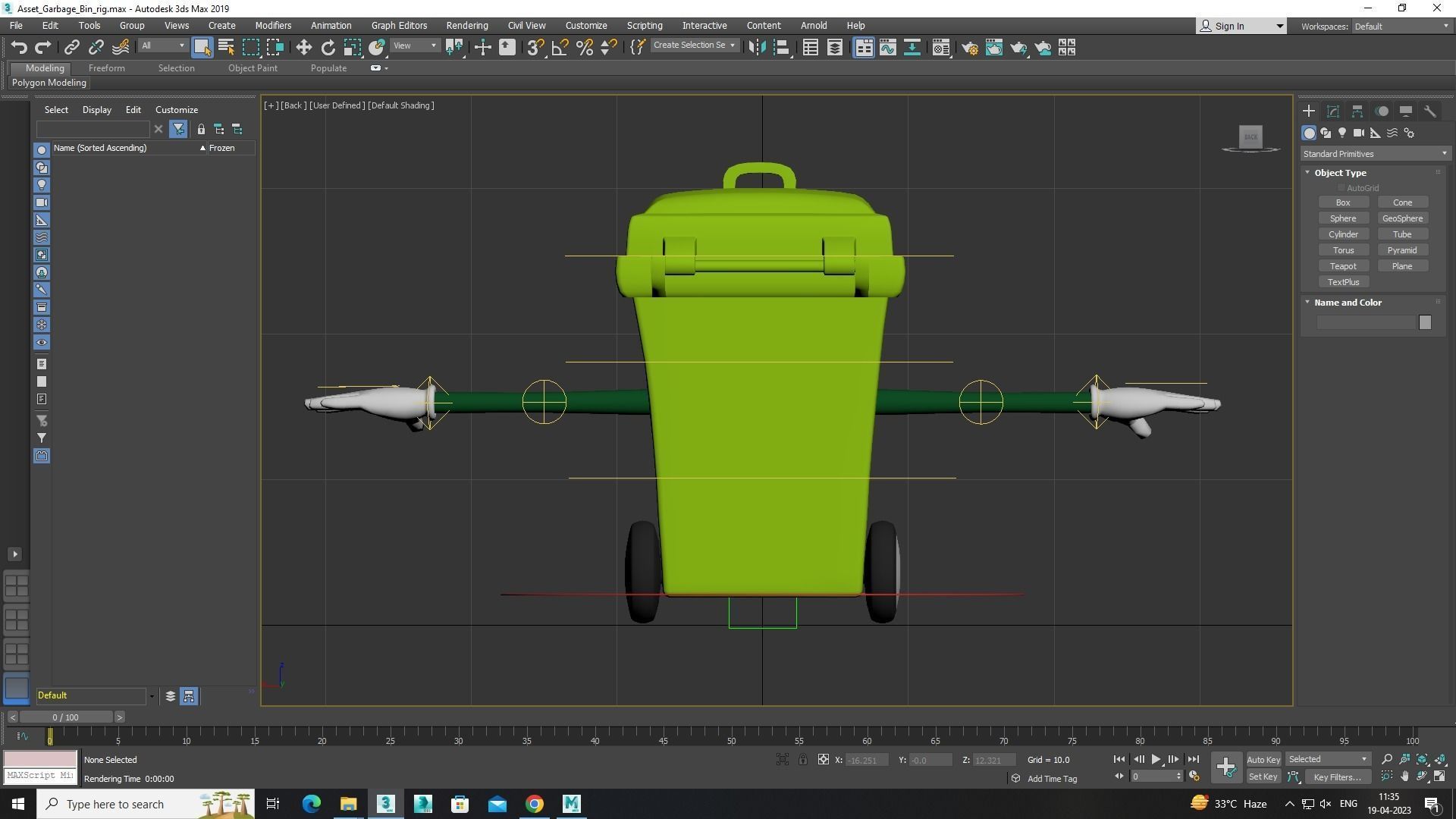 Garbage Model free 3D model rigged | CGTrader