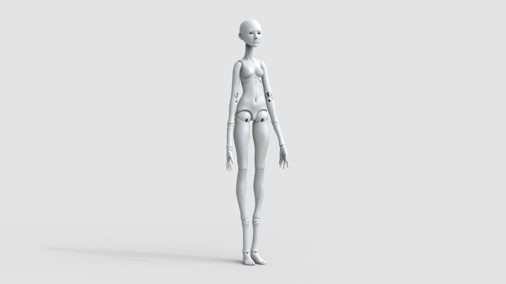 BJD doll Tarot Moon Una ball joint doll 3D model 3D printable | CGTrader