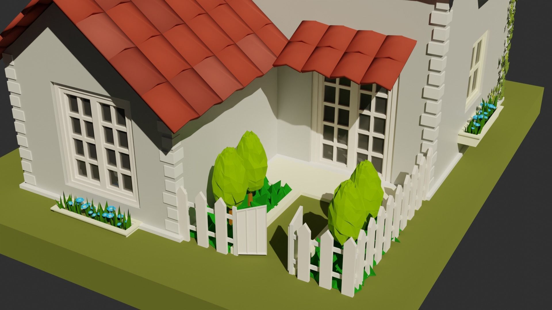 3D model Cartoon House VR / AR / low-poly | CGTrader