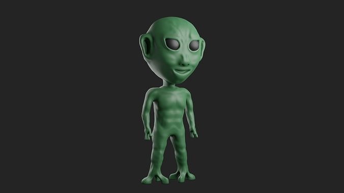 Alien 3D Model 3D model 3D printable | CGTrader