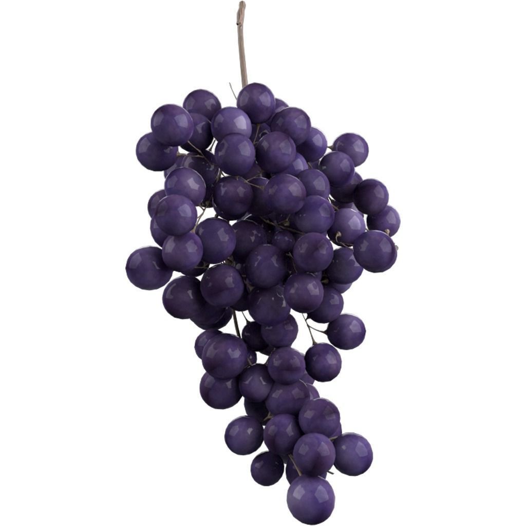 Bunch grapes 3D model | CGTrader