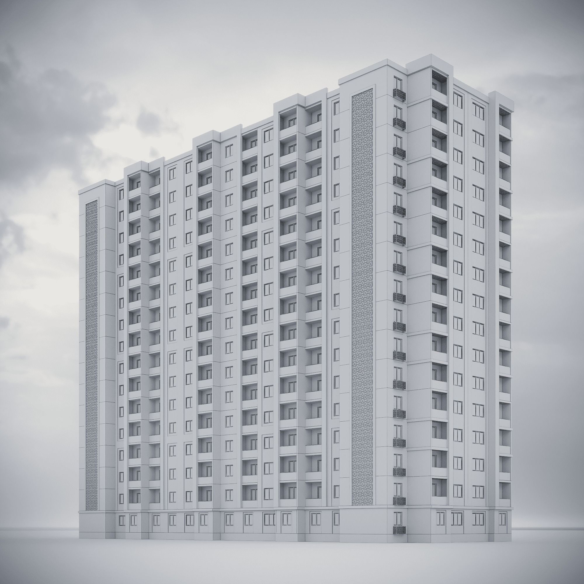 Residential Building 001 3D model | CGTrader