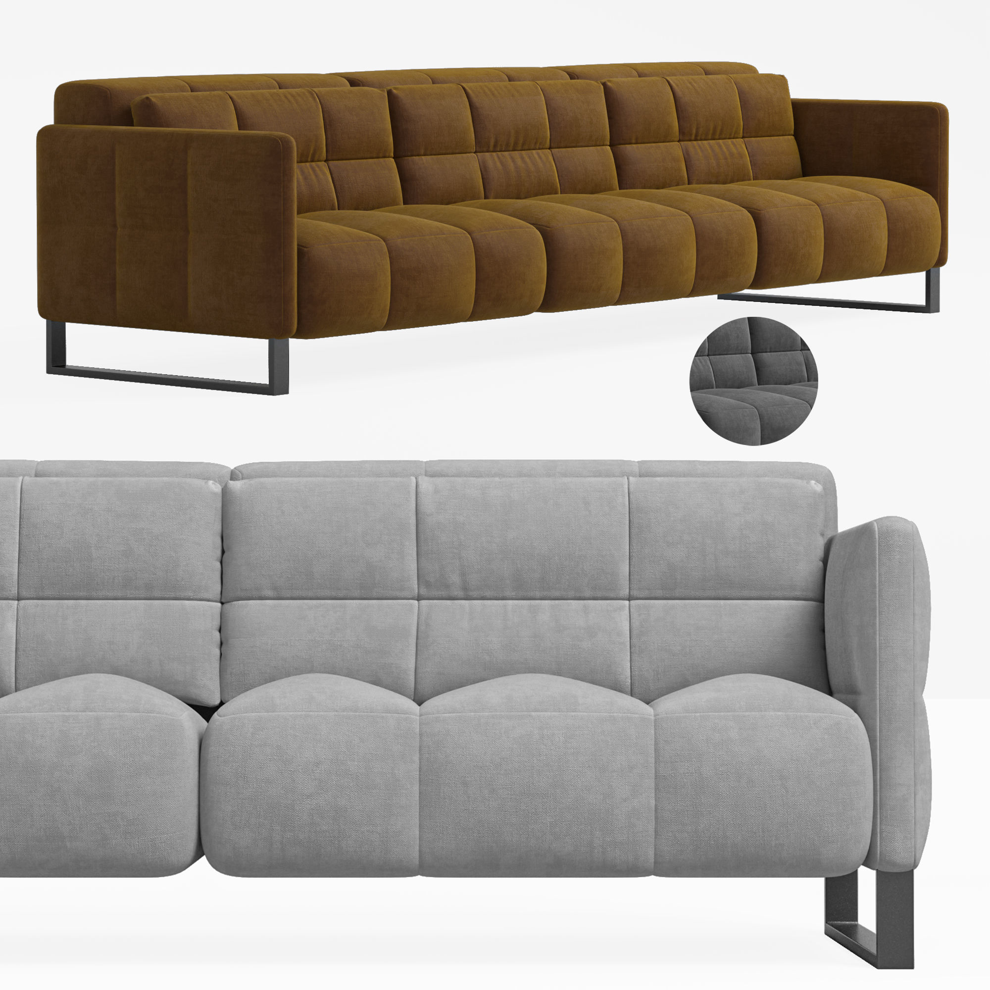 Philo modular Sofa by Natuzzi Italia 3D model | CGTrader