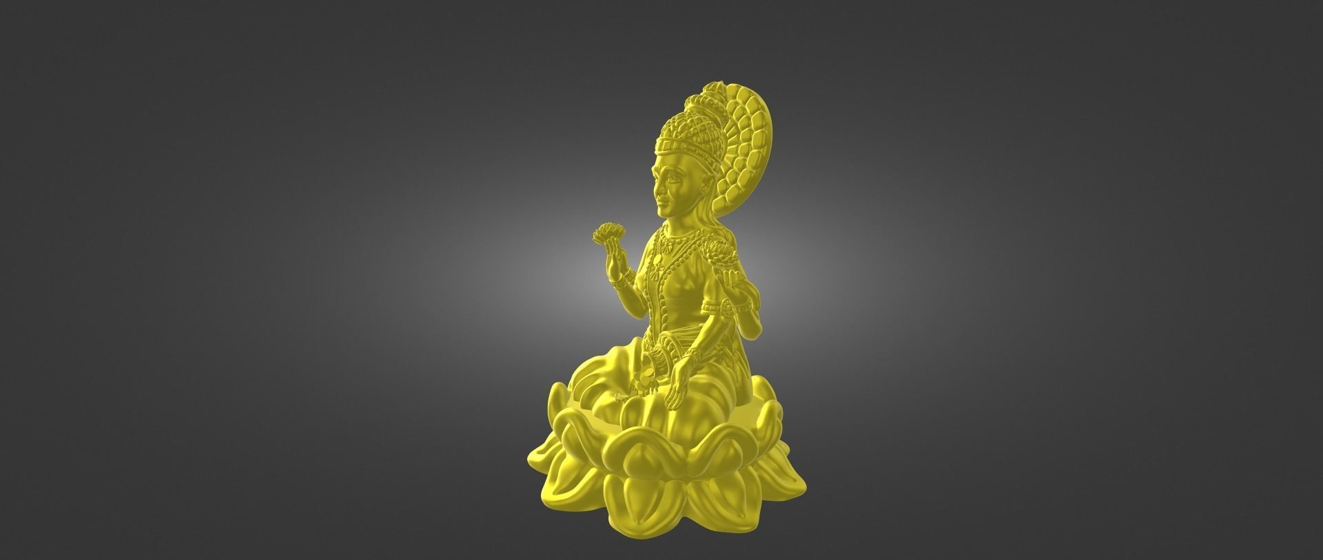 Ready Printable file of Goddess Laxmi 3D model 3D printable | CGTrader