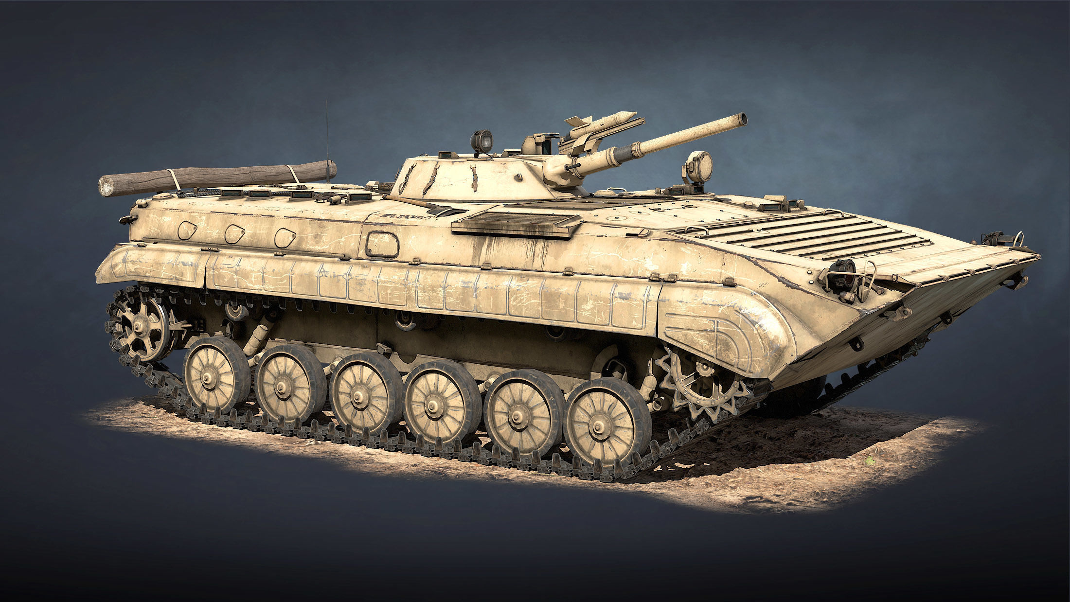 3D model BMP-1 and BMP-1P VR / AR / low-poly | CGTrader
