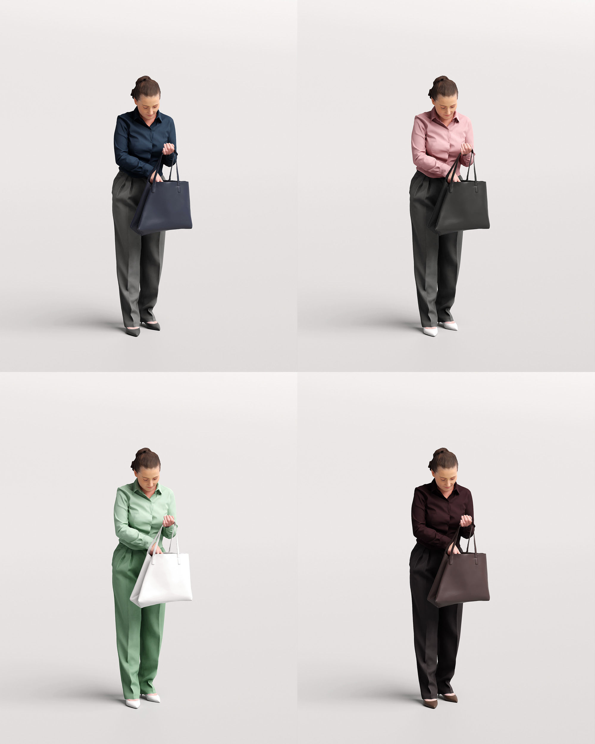 Humano 12- Collection 2211 - PEOPLE FOR CARS - 12 x 3D models 3D model ...