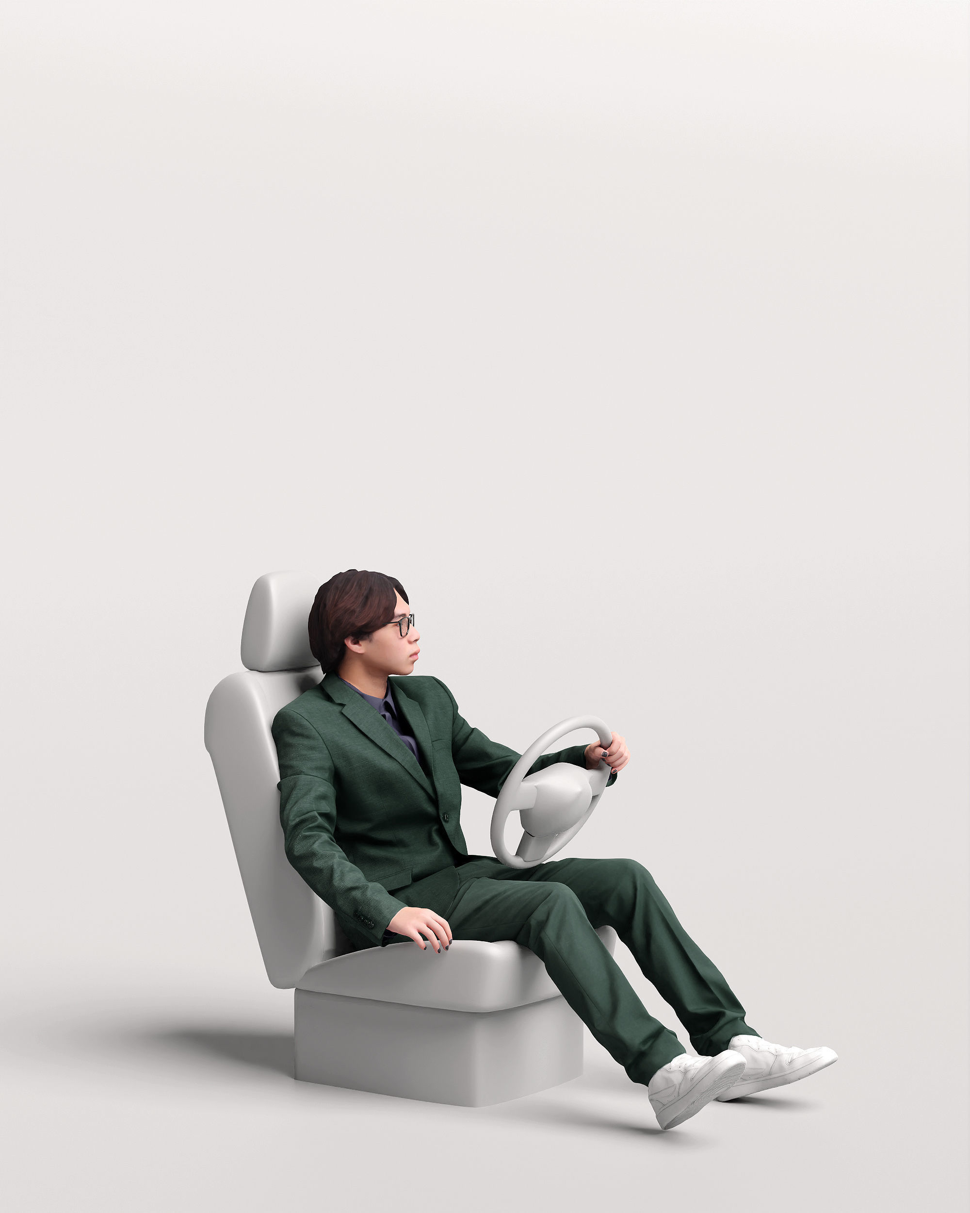 Humano 12- Collection 2211 - PEOPLE FOR CARS - 12 x 3D models 3D model ...