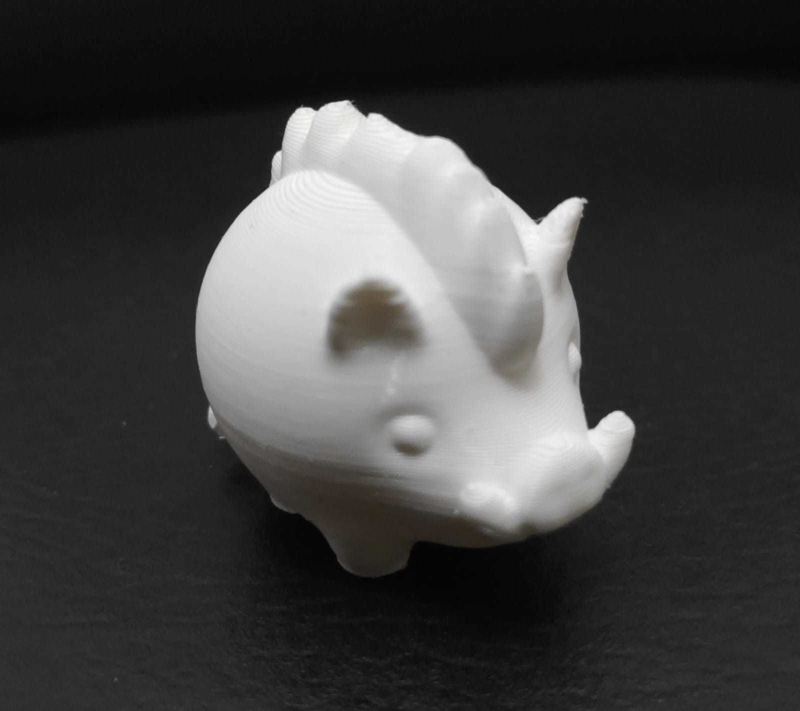 Round Boar 3D model 3D printable | CGTrader