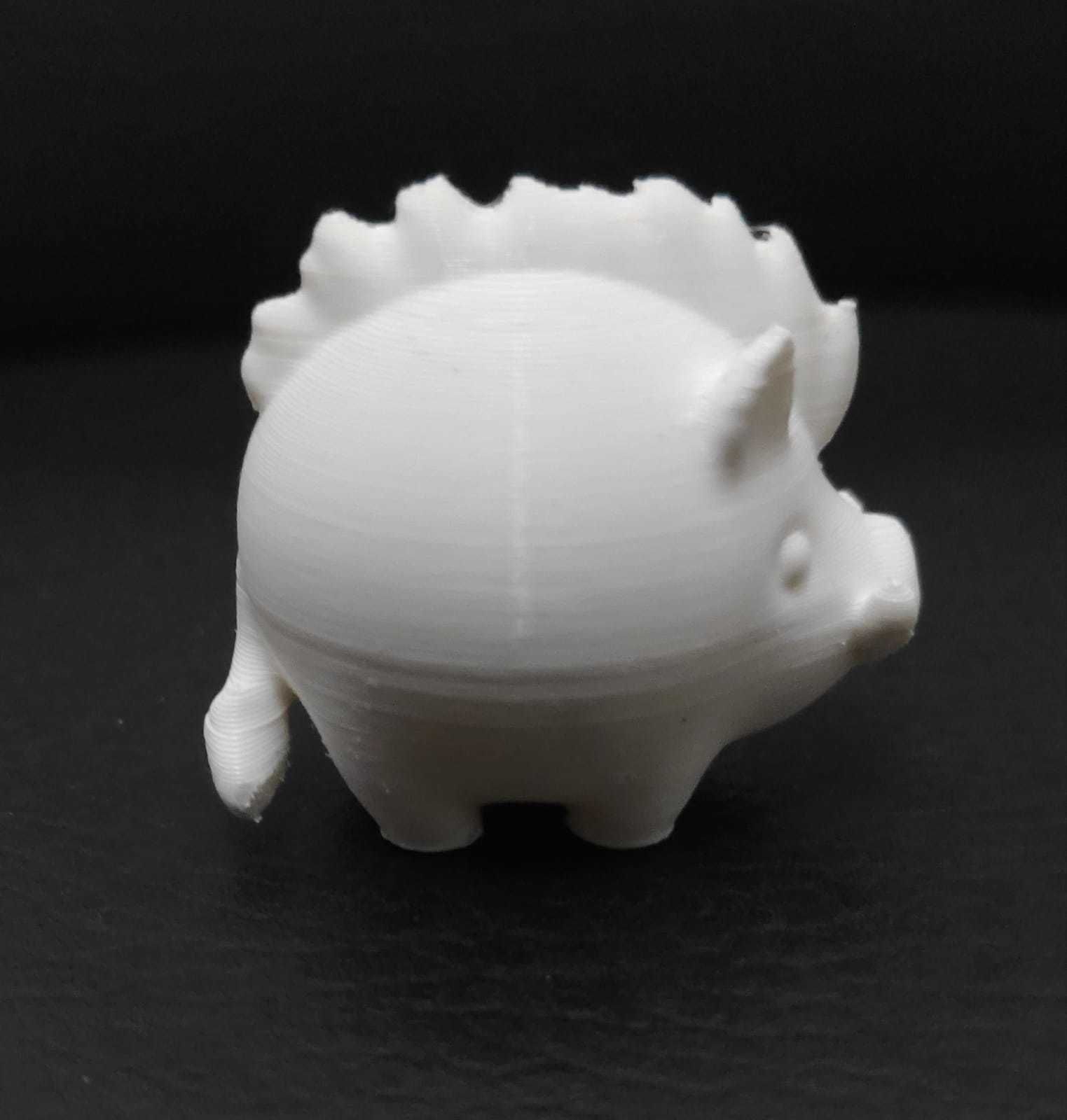 Round Boar 3D model 3D printable | CGTrader