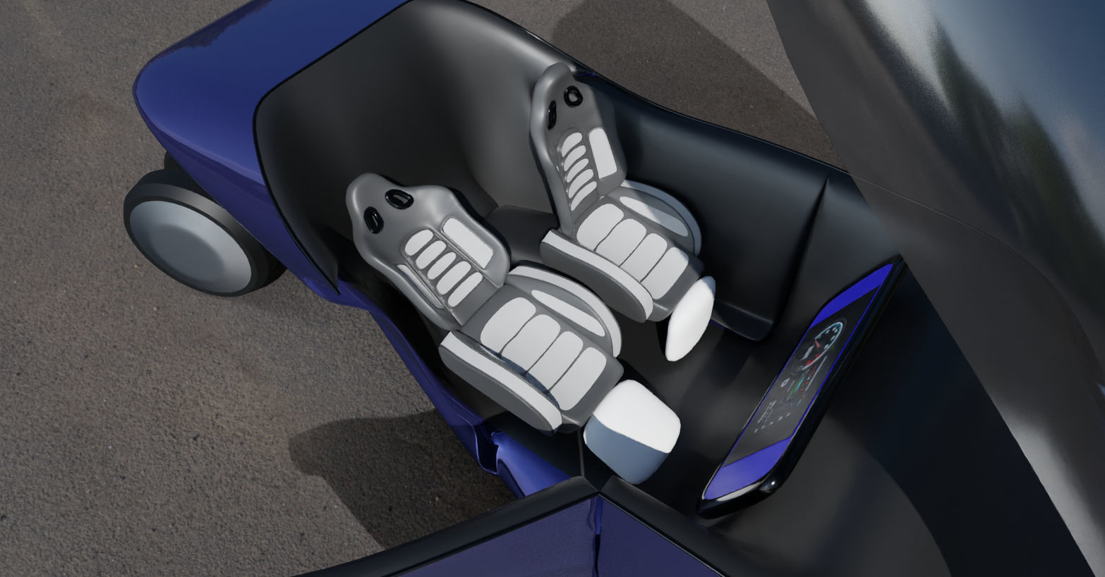 Futuristic Autonomic Vehicle Concept Car 3D model | CGTrader