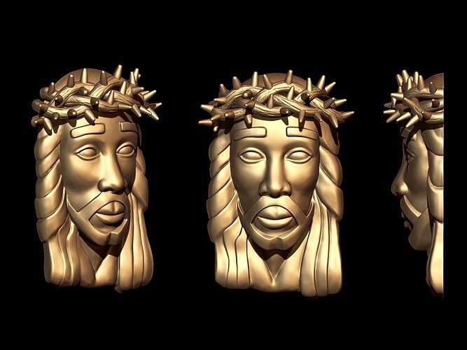 Jesus Christ head 3D model 3D printable | CGTrader