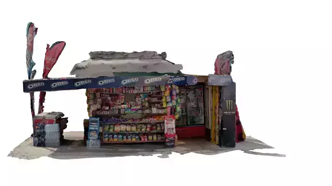 Kiosk free 3D model | CGTrader