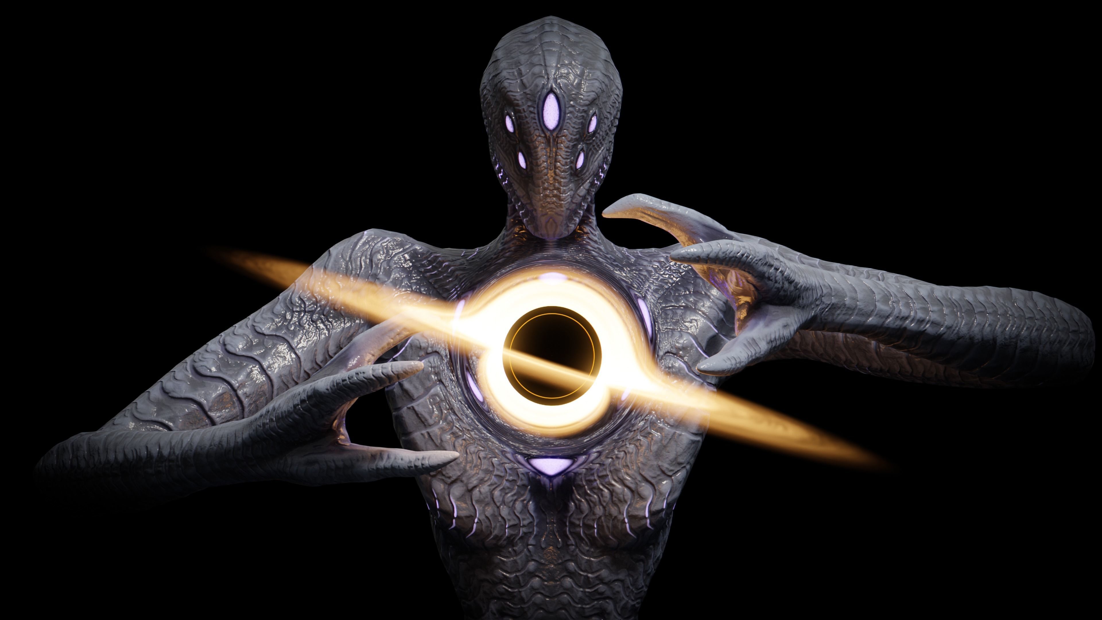 3D model Alien God Entity VR / AR / low-poly | CGTrader