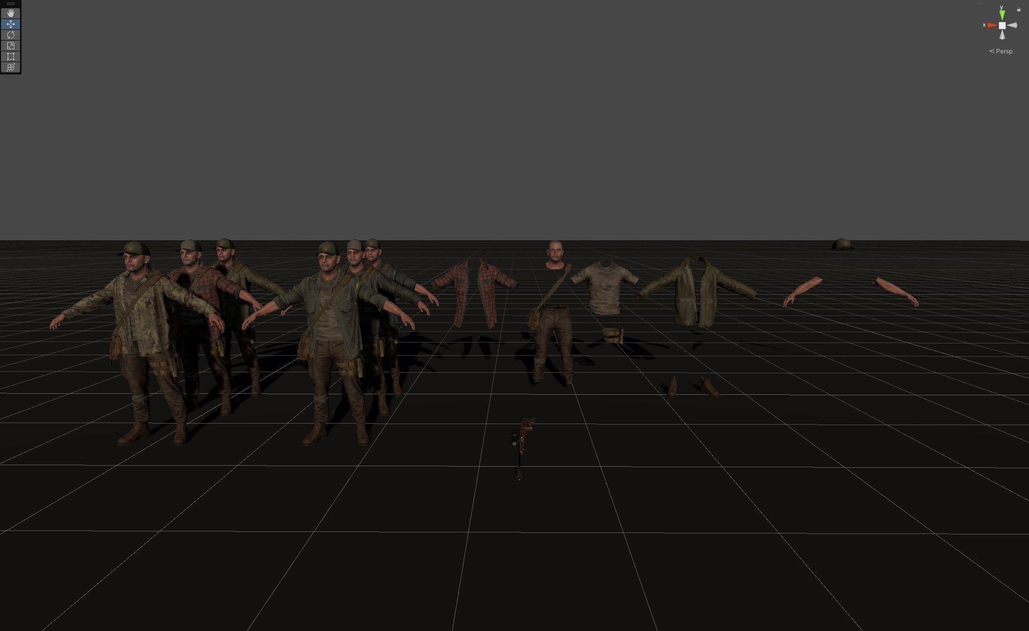 3D model Aiden Stallhart - Character Survival VR / AR / low-poly | CGTrader