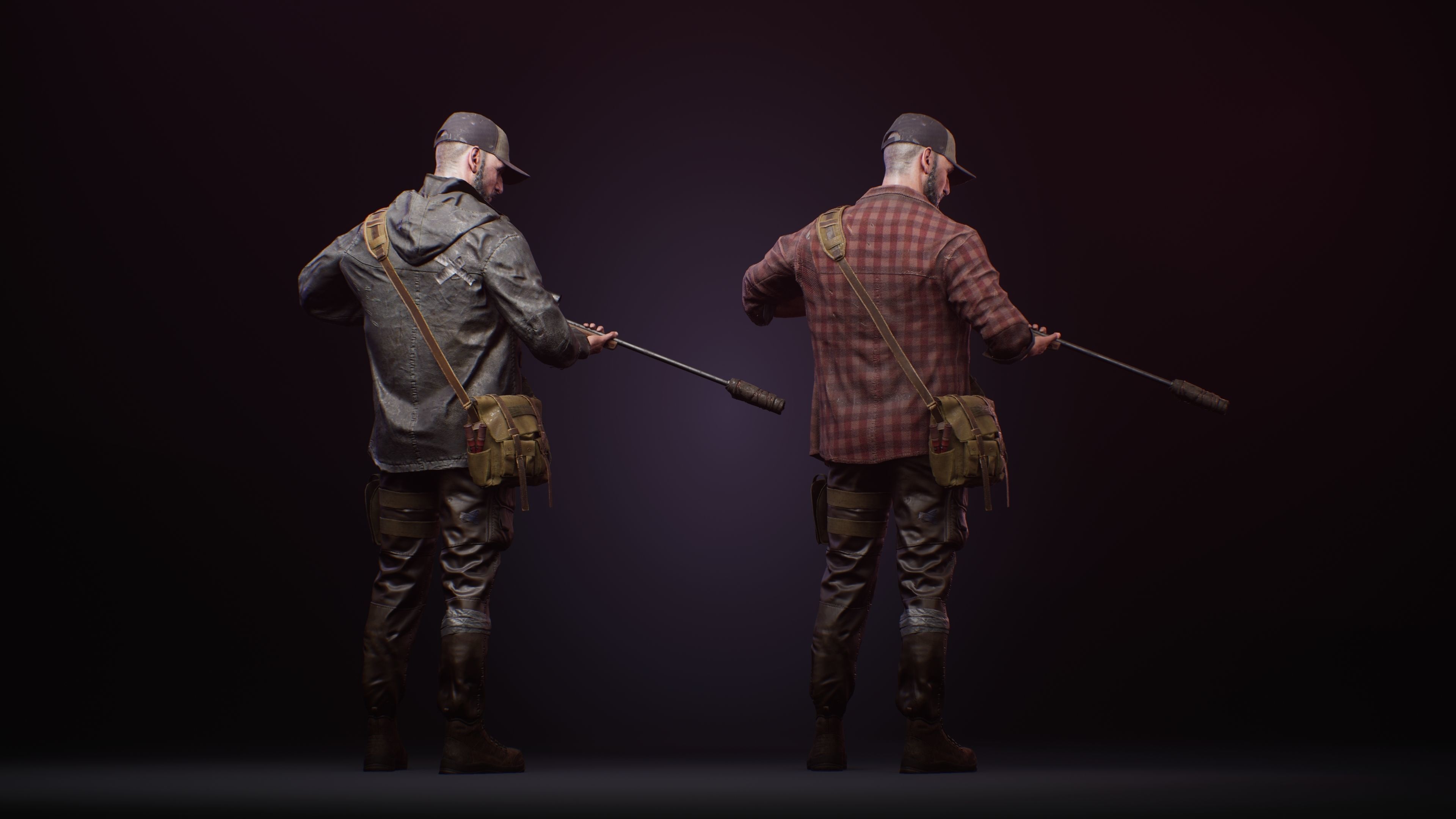 3D model Aiden Stallhart - Character Survival VR / AR / low-poly | CGTrader