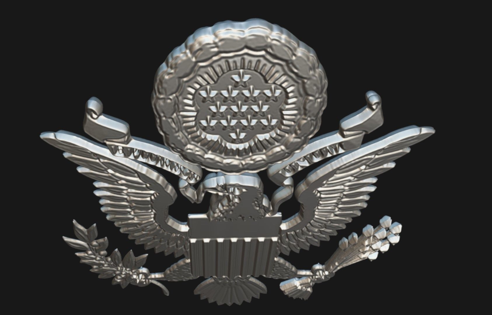 Mark of the US Army - 3D Printable 3D model 3D printable | CGTrader