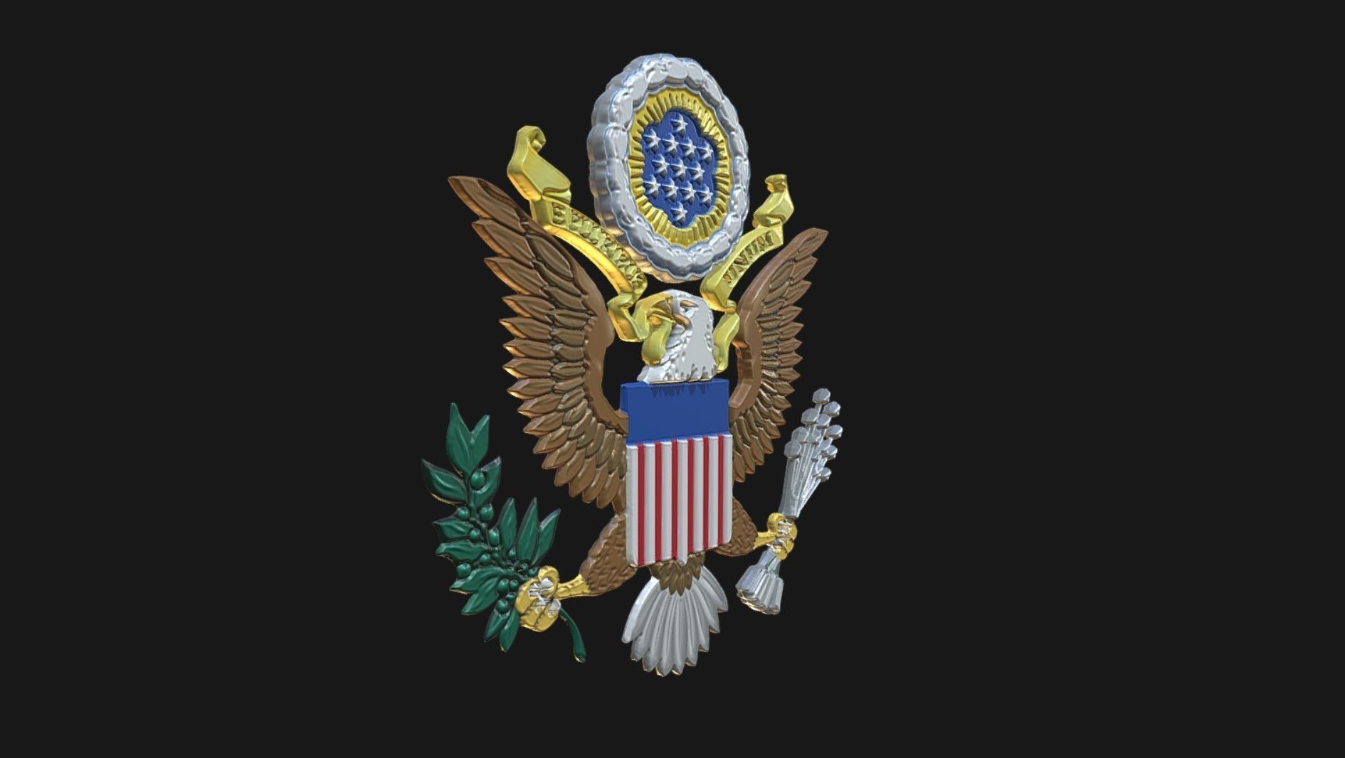 Mark of the US Army - 3D Printable 3D model 3D printable | CGTrader