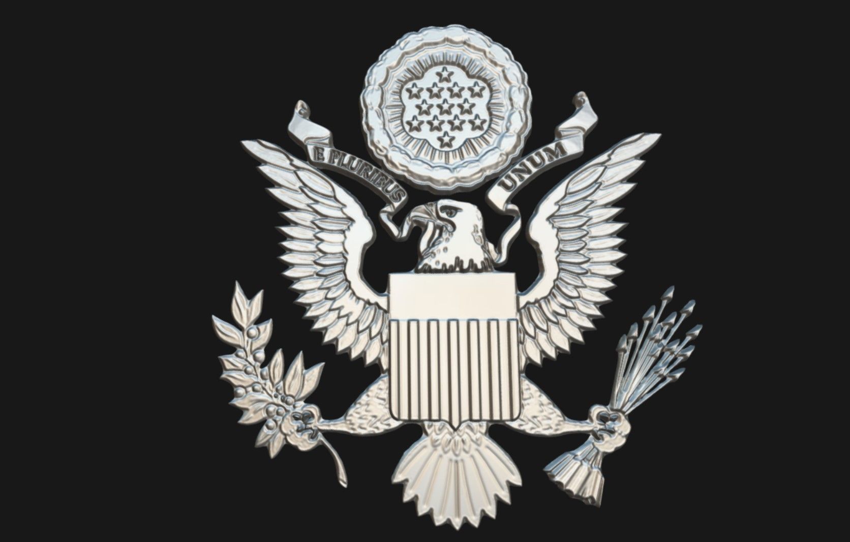 Mark of the US Army - 3D Printable 3D model 3D printable | CGTrader