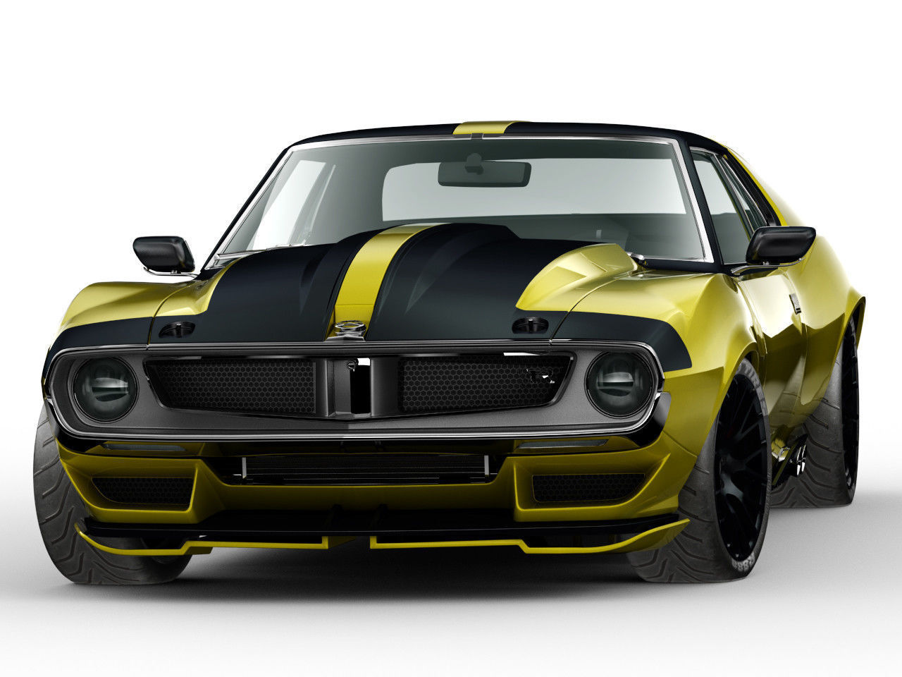 AMC Ringbrothers Javelin Defiant 1972 3D model | CGTrader