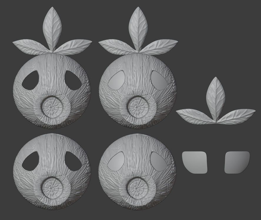 Deku Mask from Zelda Majoras Mask 3D model 3D printable | CGTrader