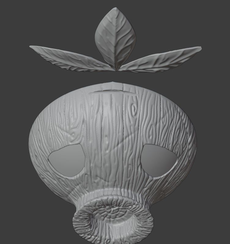 Deku Mask from Zelda Majoras Mask 3D model 3D printable | CGTrader