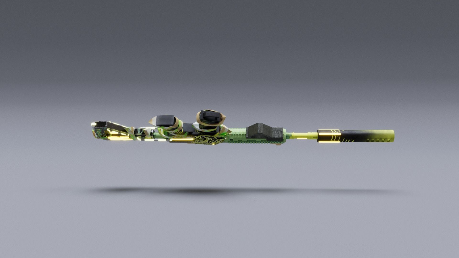 Weapon M416 OLDTropic 3D model | CGTrader