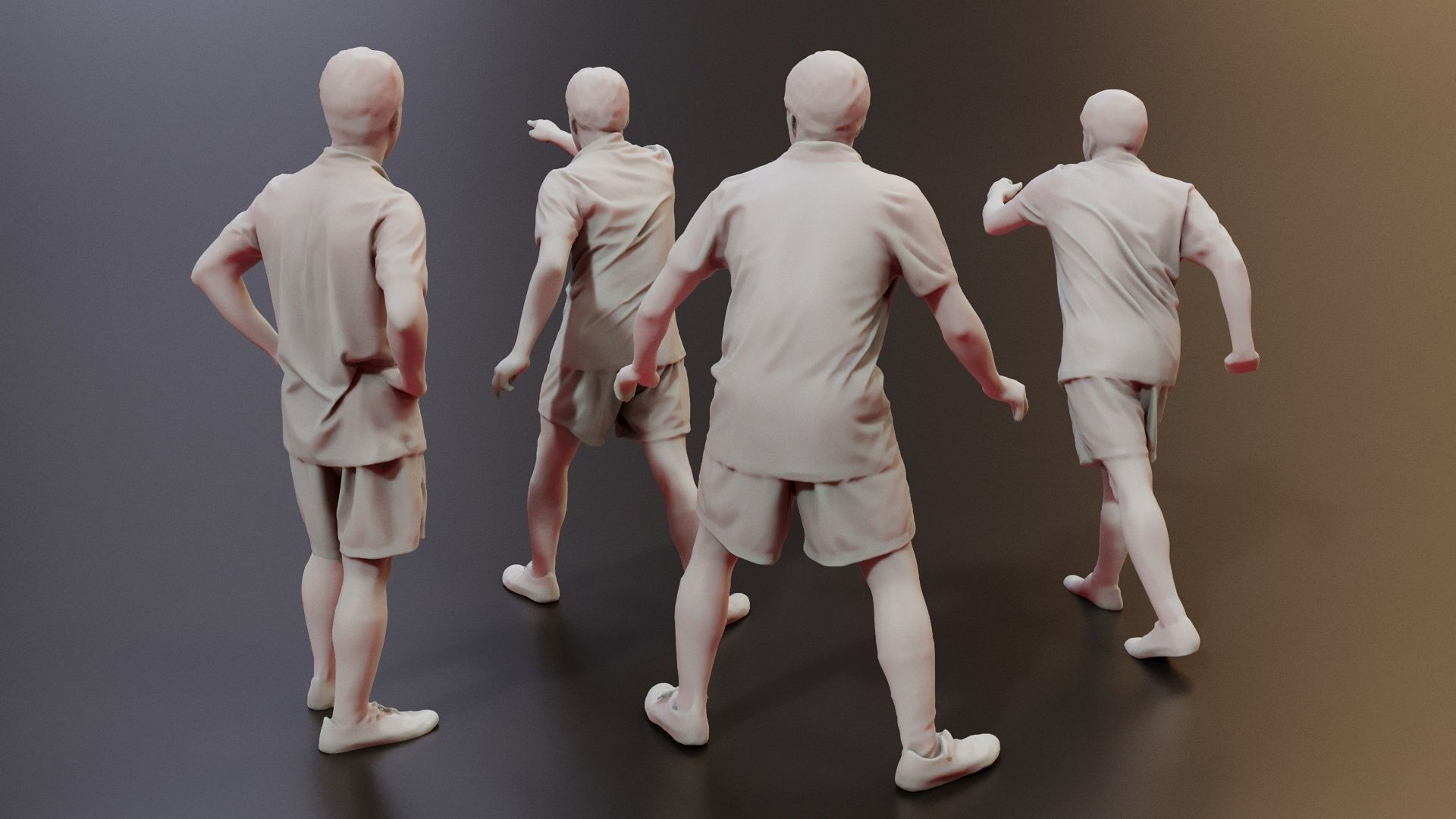 Realistic Soccer Players 3D - Detailed and Render-Ready 3D model | CGTrader