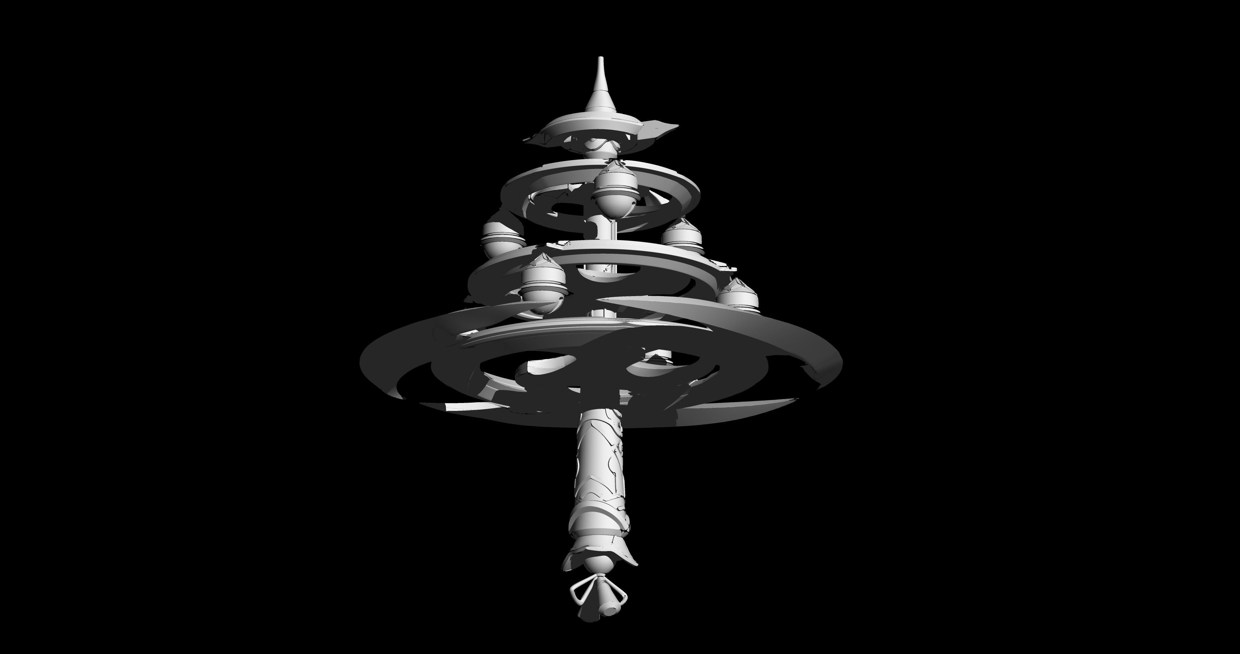 genshin impact catalyst Kagura Verity Yae miko 3D model 3D printable ...