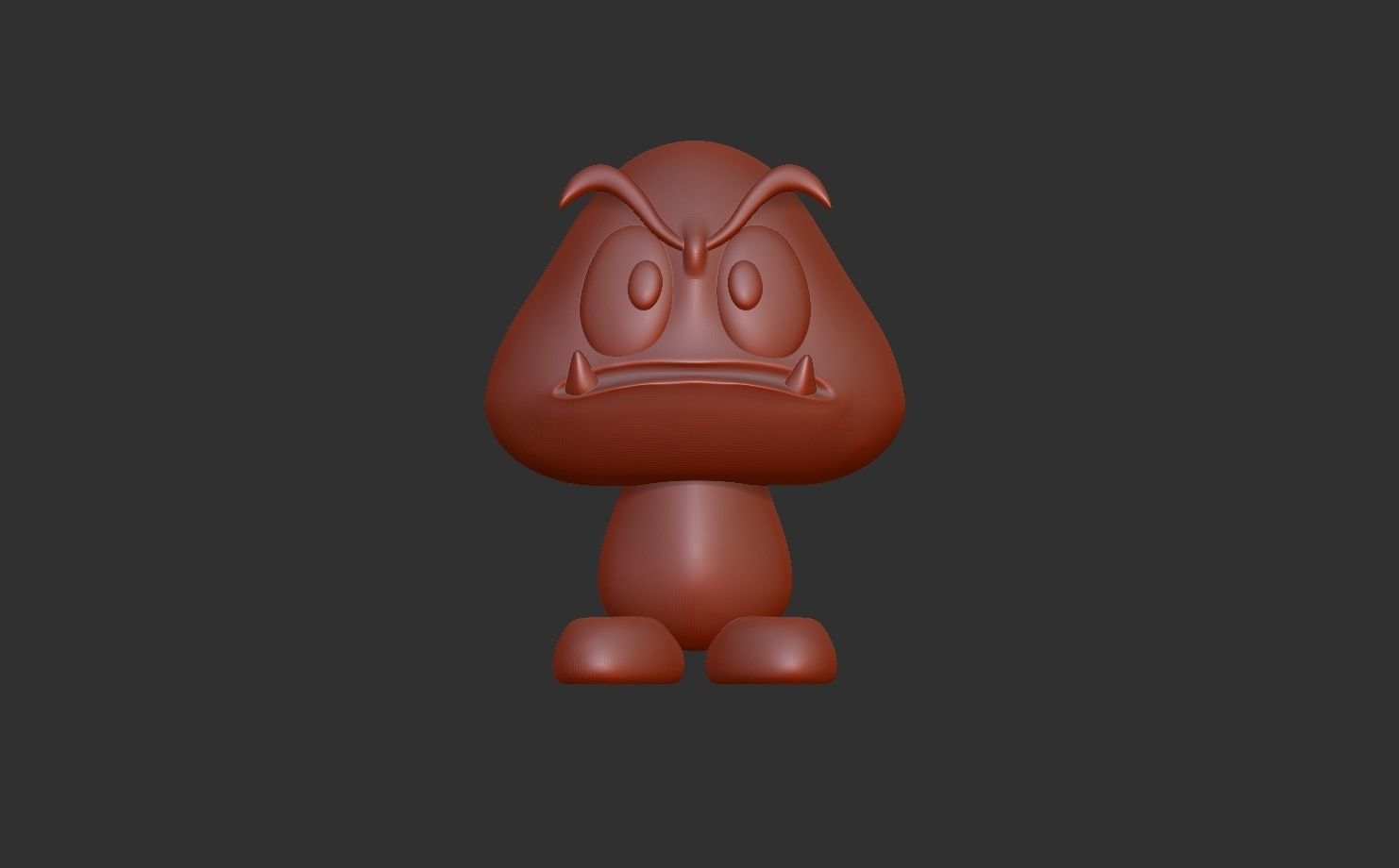 goomba mario 3d printable model 3D model 3D printable | CGTrader