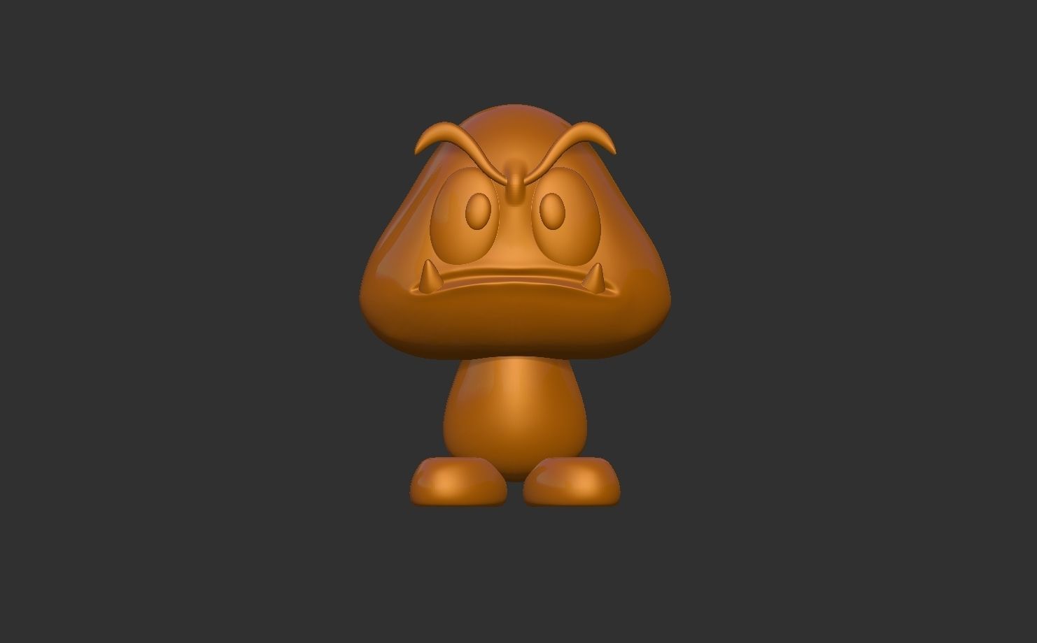 goomba mario 3d printable model 3D model 3D printable | CGTrader