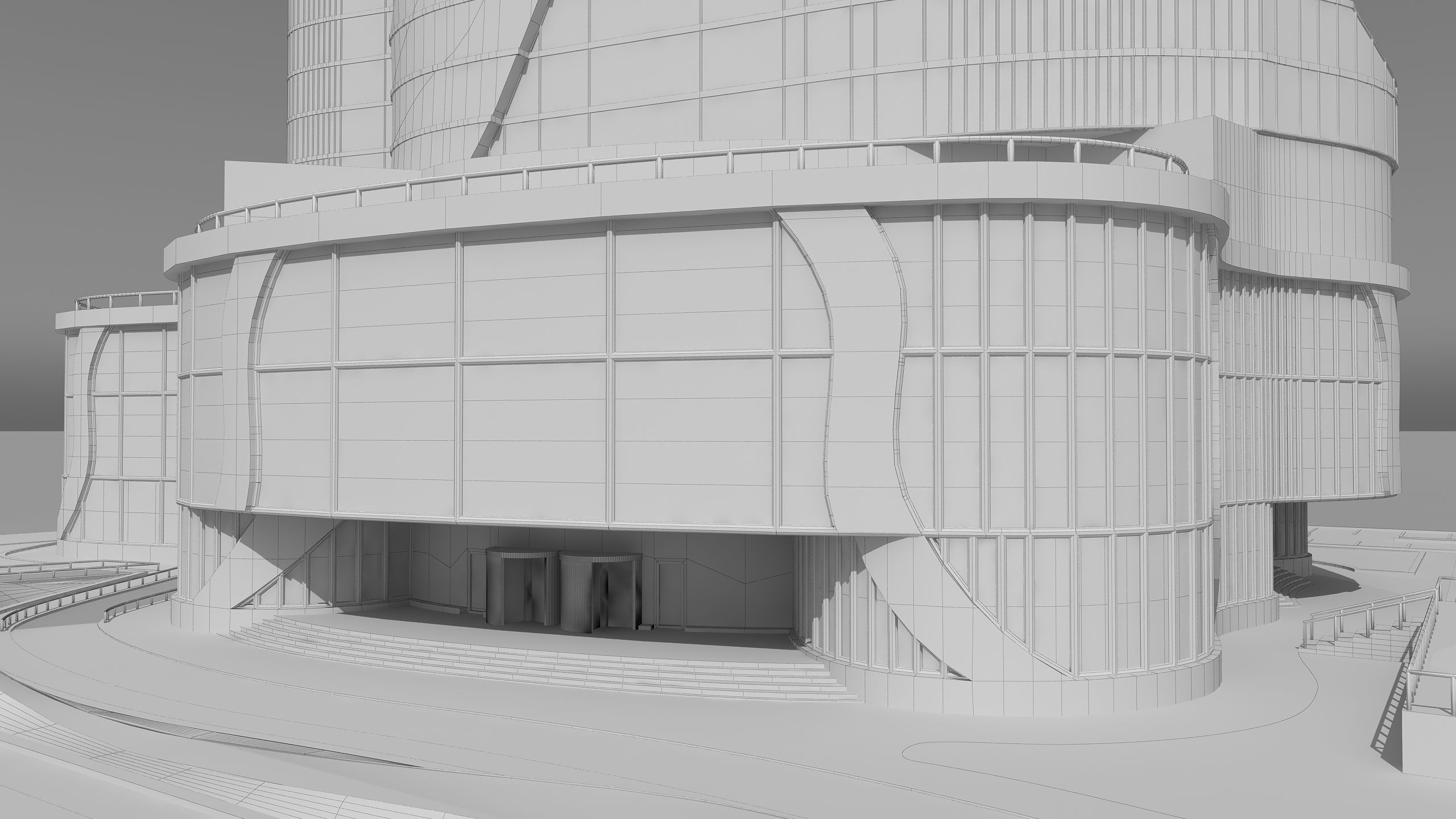 0181 - Skyscraper Architecture 3D Project - 2D Drawings 3D model | CGTrader