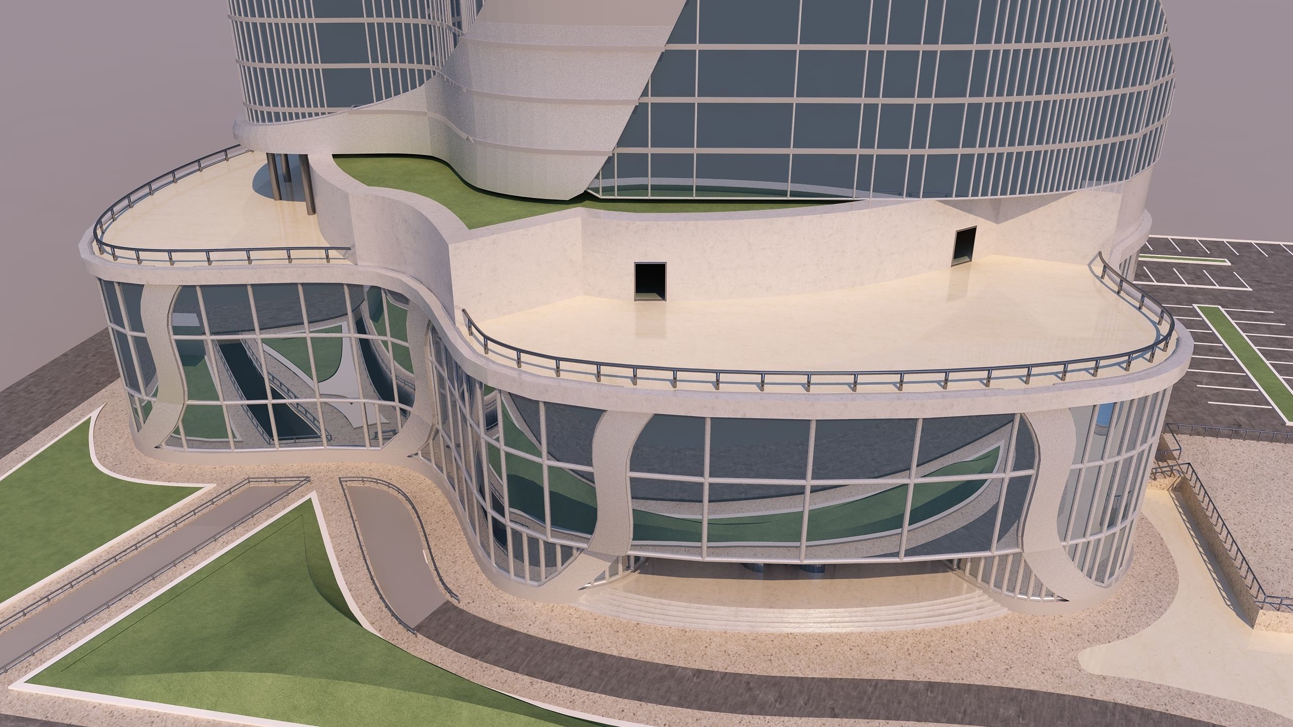 0181 - Skyscraper Architecture 3D Project - 2D Drawings 3D model | CGTrader